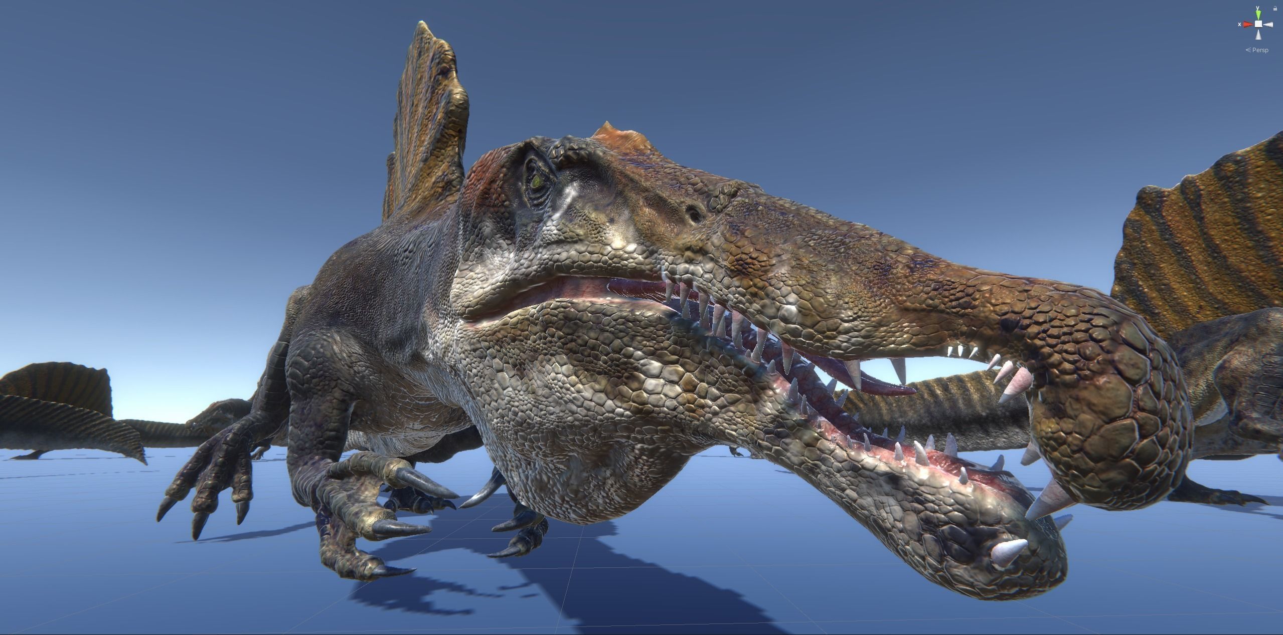 3D model Spinosaurus 2020 Unreal Engine and Unity Projects VR / AR ...
