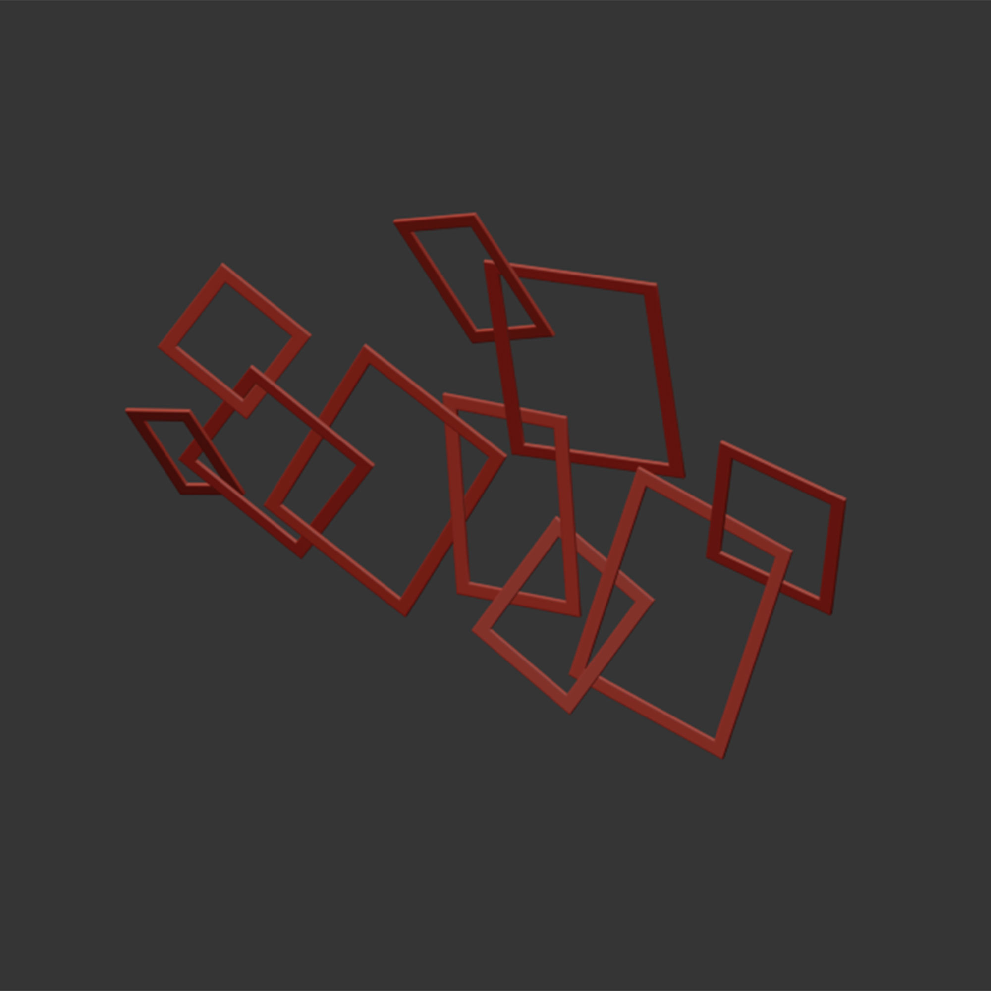 Cole Grey Metal Wall Decor 3D model | CGTrader