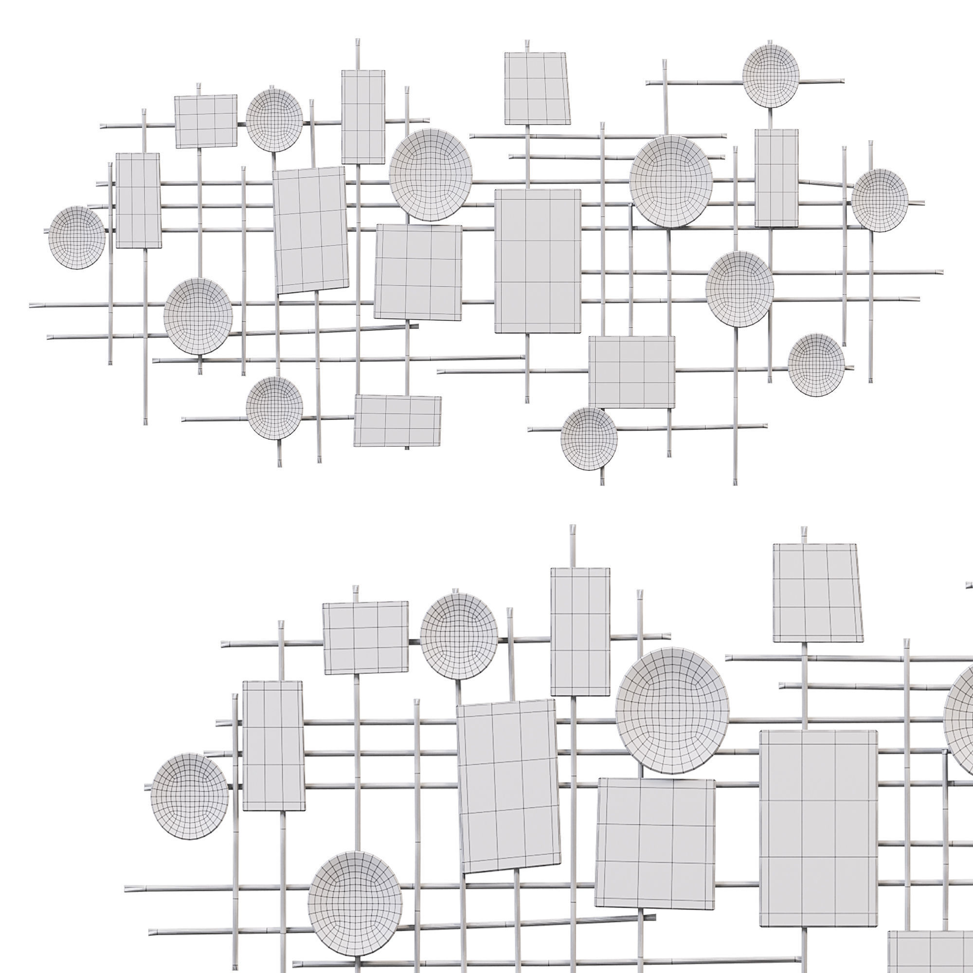 Corrigan studio large modern industrial wall decor 3D model | CGTrader