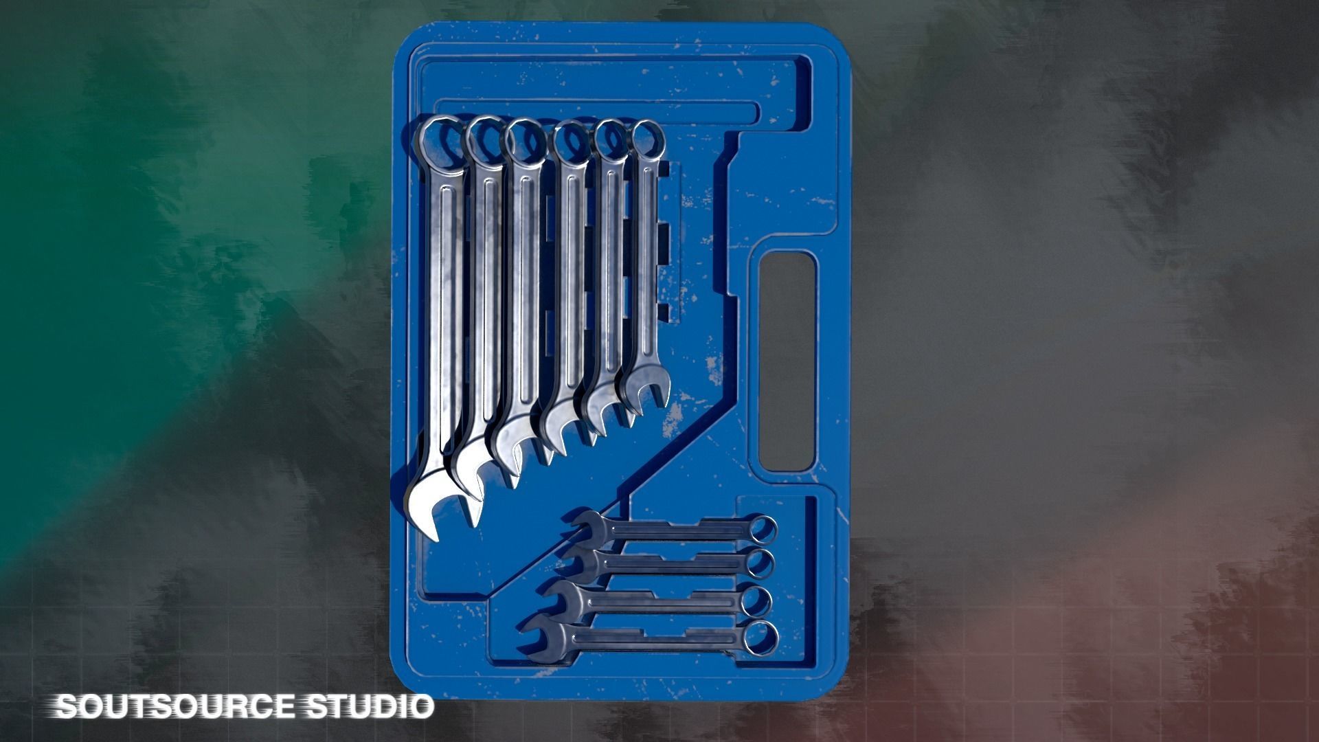 3D model Tool-Instrumental Box LowPoly GameReady by Soutsource Studio ...