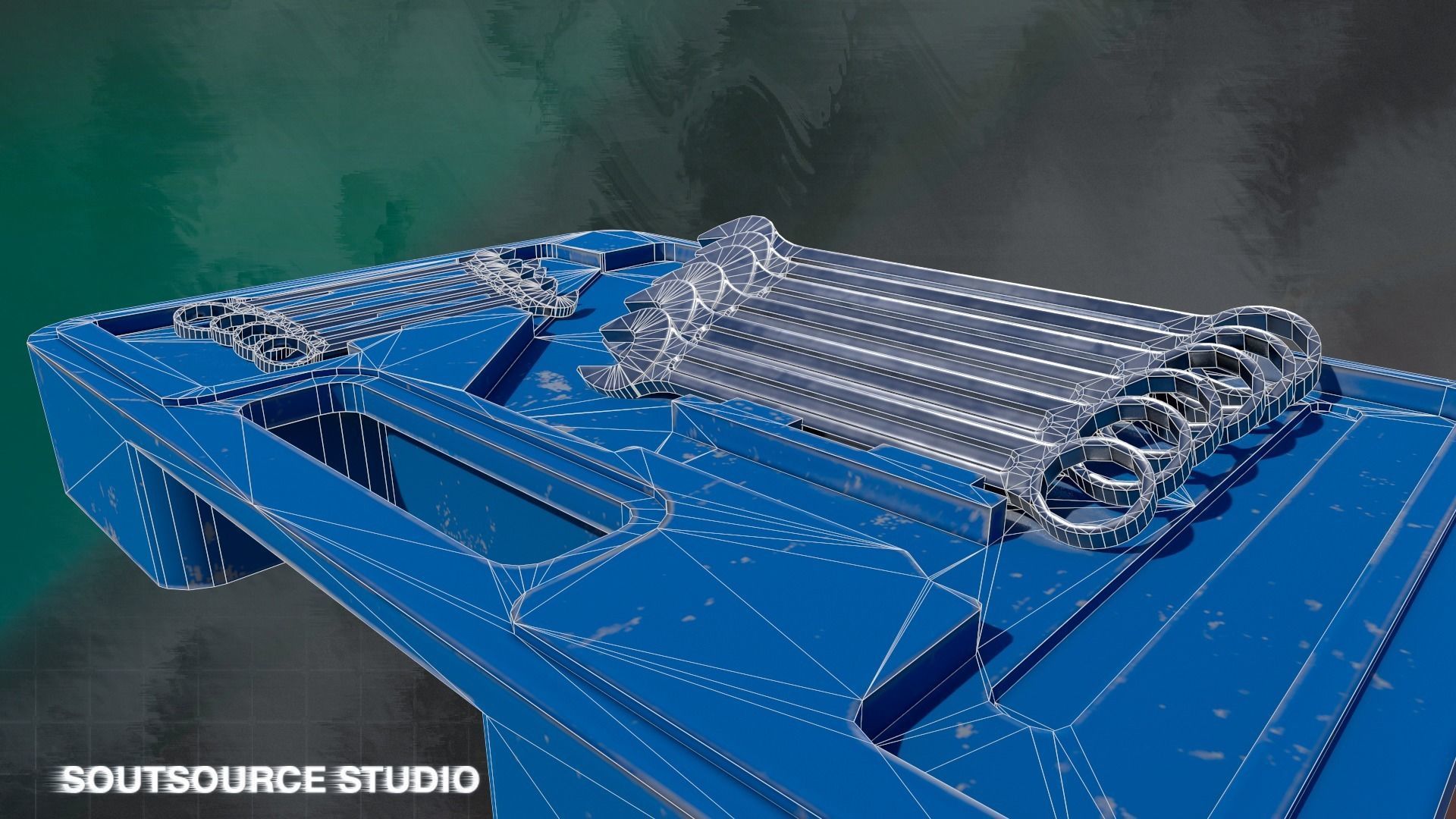 3D model Tool-Instrumental Box LowPoly GameReady by Soutsource Studio ...