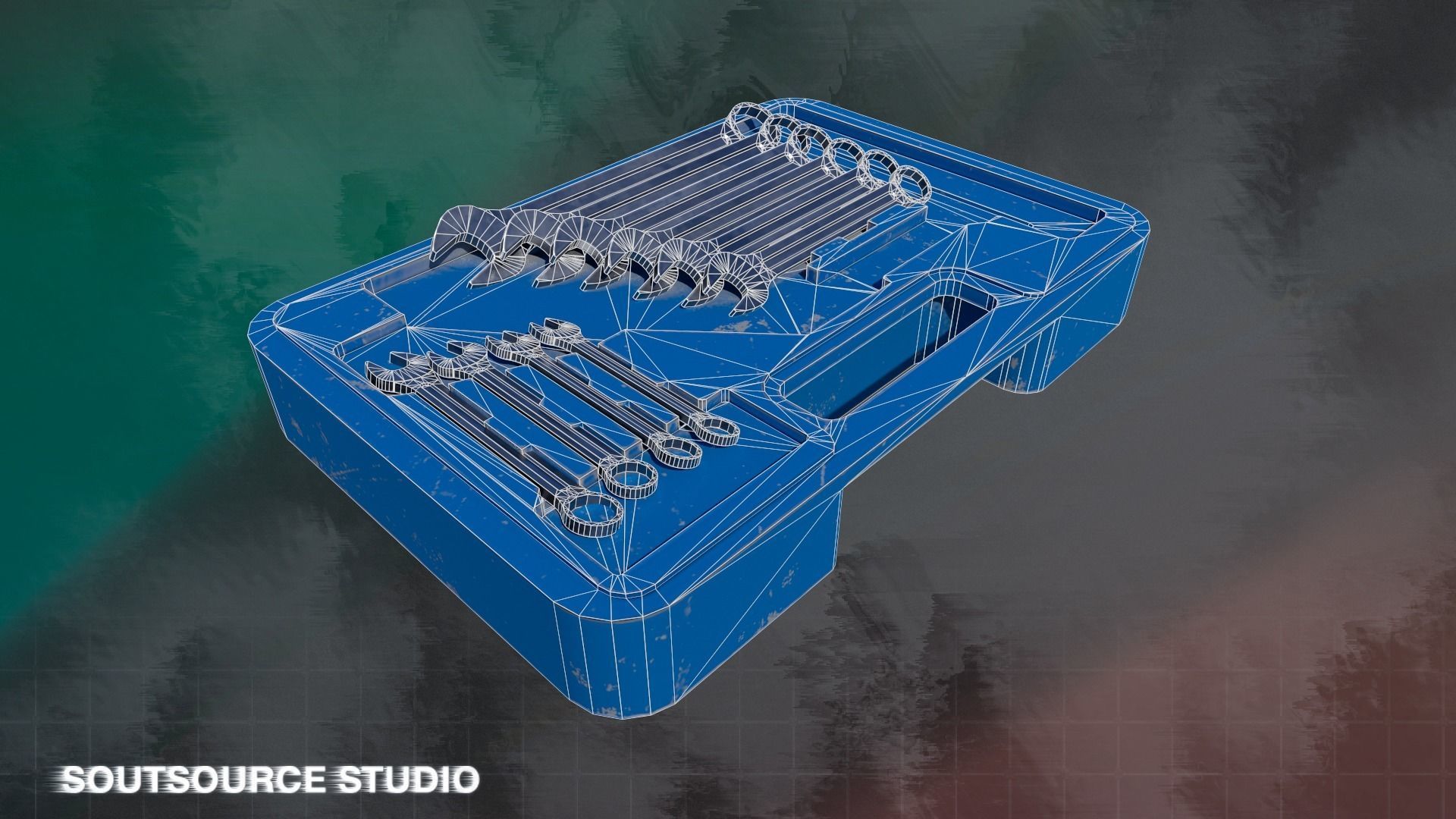 3D model Tool-Instrumental Box LowPoly GameReady by Soutsource Studio ...