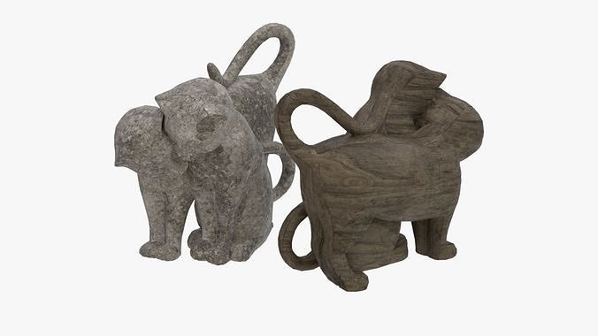 3D model 4K texture statue cat for decoration VR / AR / low-poly | CGTrader