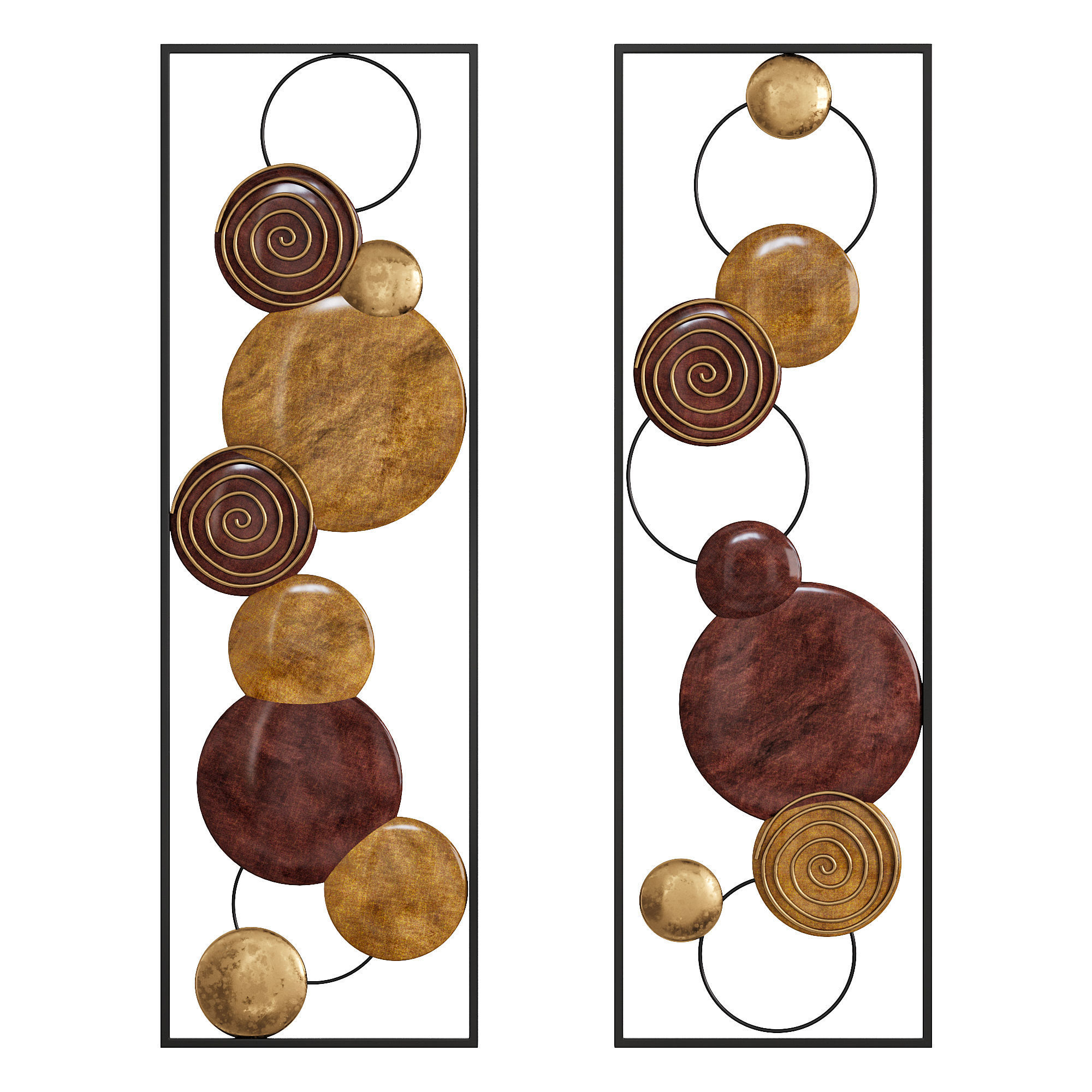 Wade logan 2 Piece Wall Decor Set 3D model | CGTrader