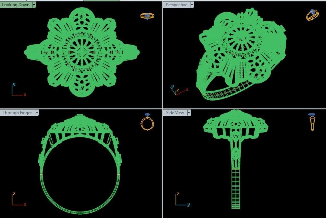 PLAIN TURKISH RINGS 3D model 3D printable | CGTrader