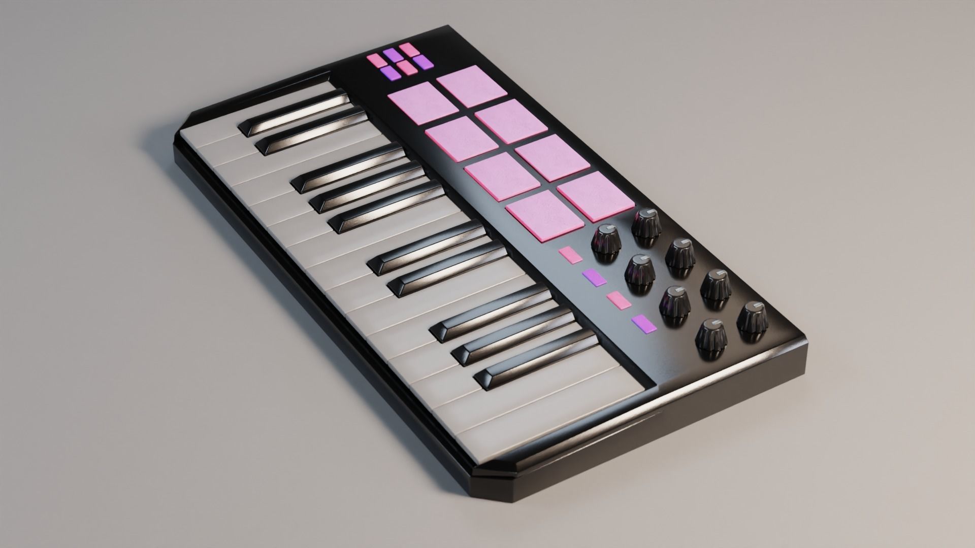 3D model Mini Piano DJ VR / AR / low-poly | CGTrader