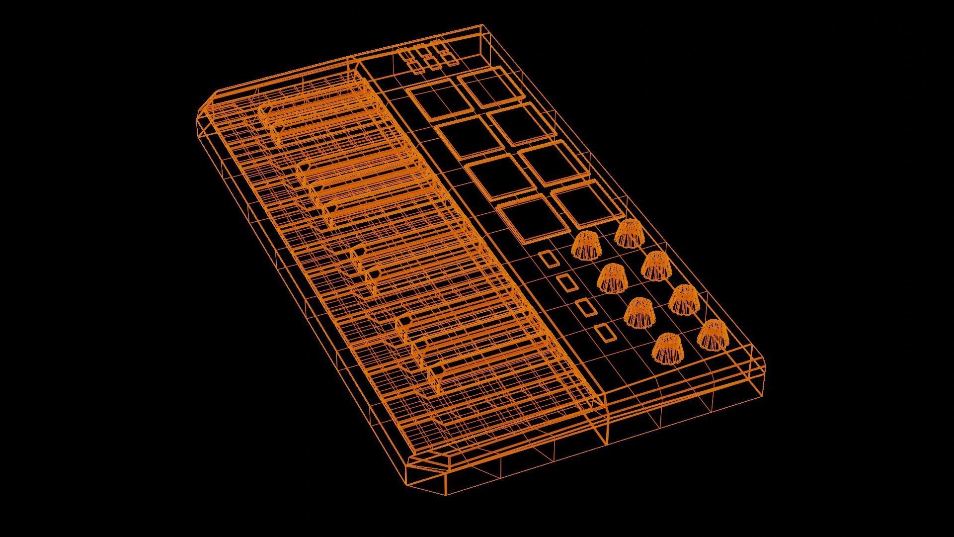 3D model Mini Piano DJ VR / AR / low-poly | CGTrader