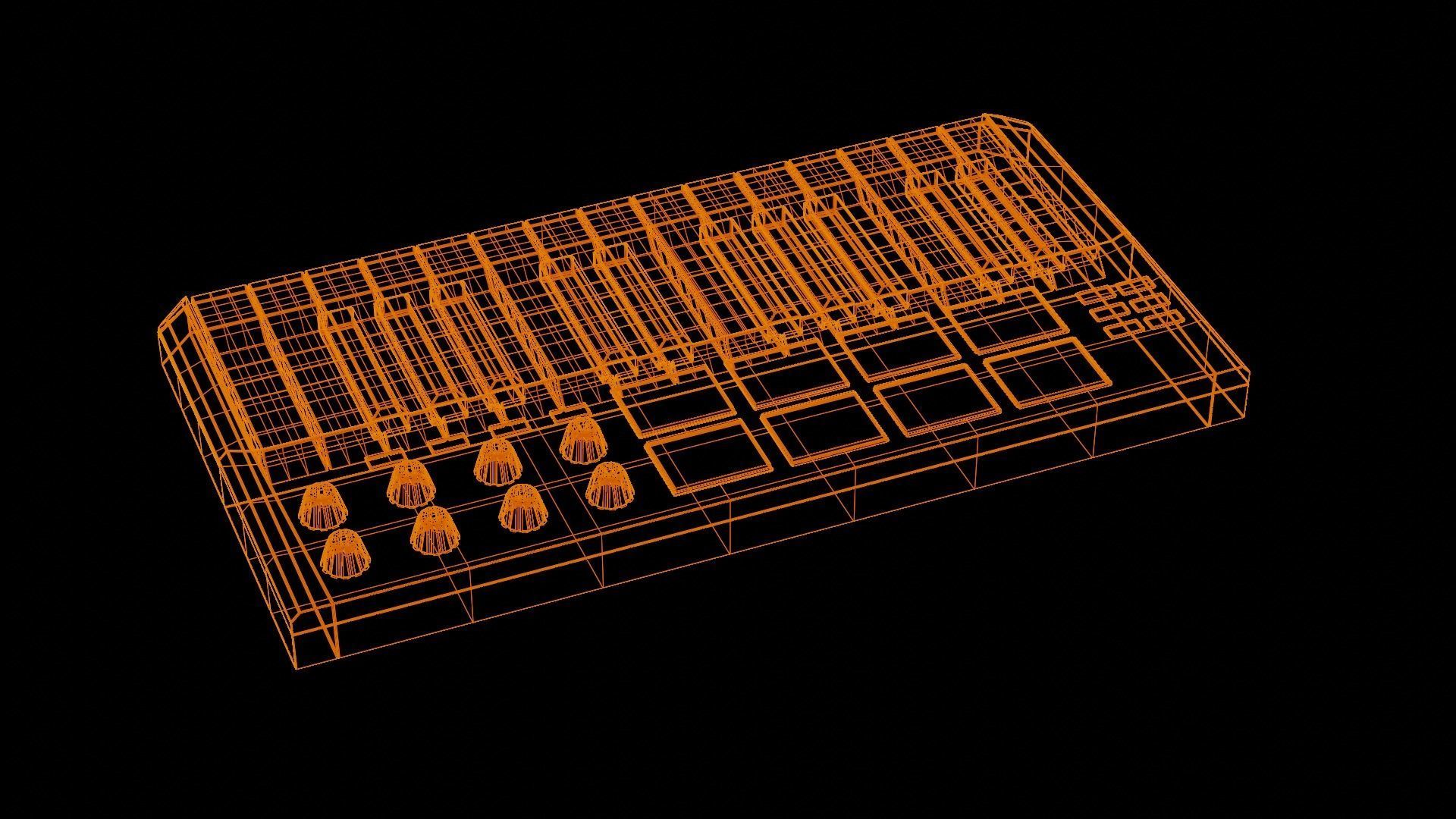 3D model Mini Piano DJ VR / AR / low-poly | CGTrader