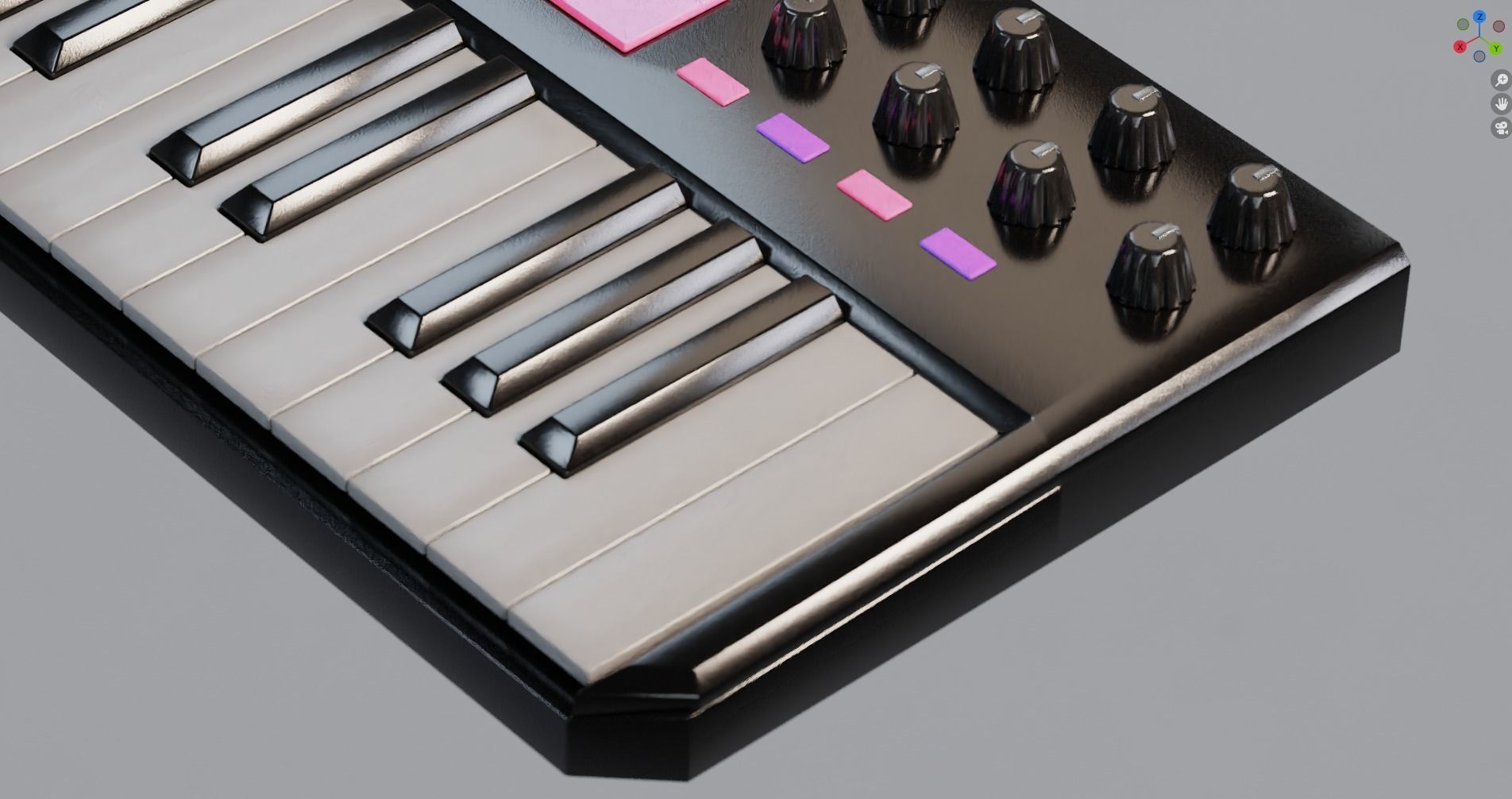 3D model Mini Piano DJ VR / AR / low-poly | CGTrader