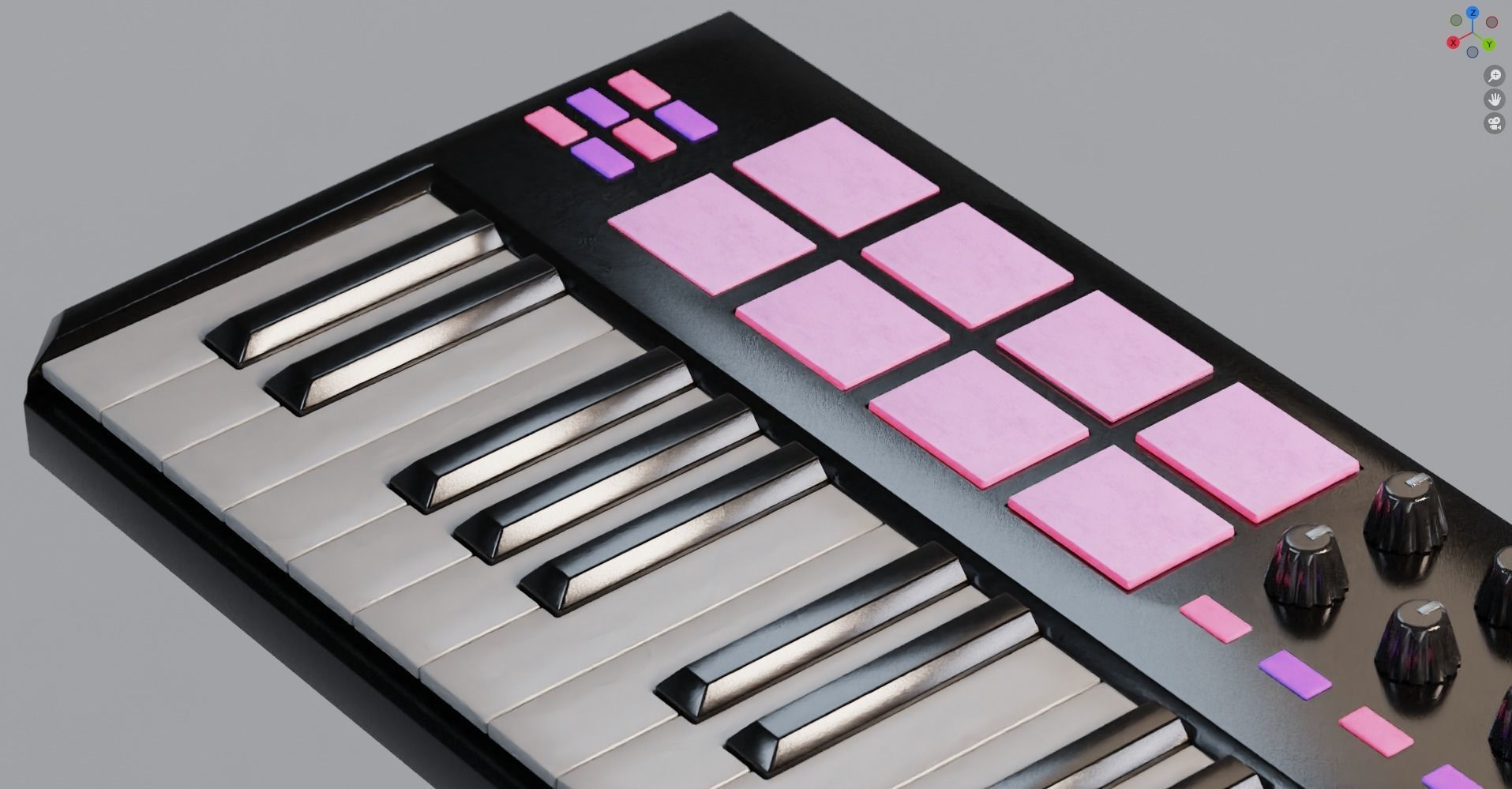 3D model Mini Piano DJ VR / AR / low-poly | CGTrader