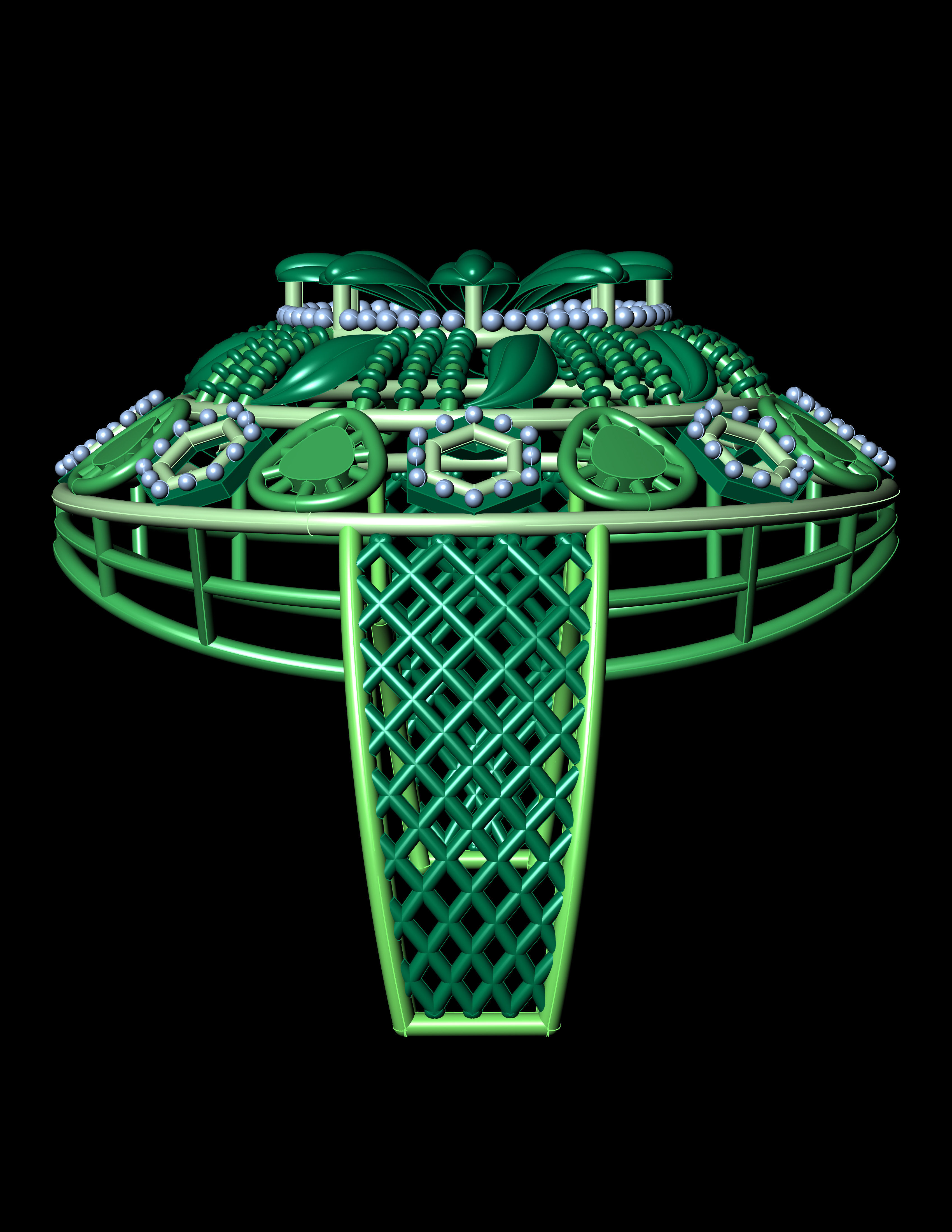 Ring - Katak - Traditional Indian - Katak - 3D Print File 3D model 3D ...