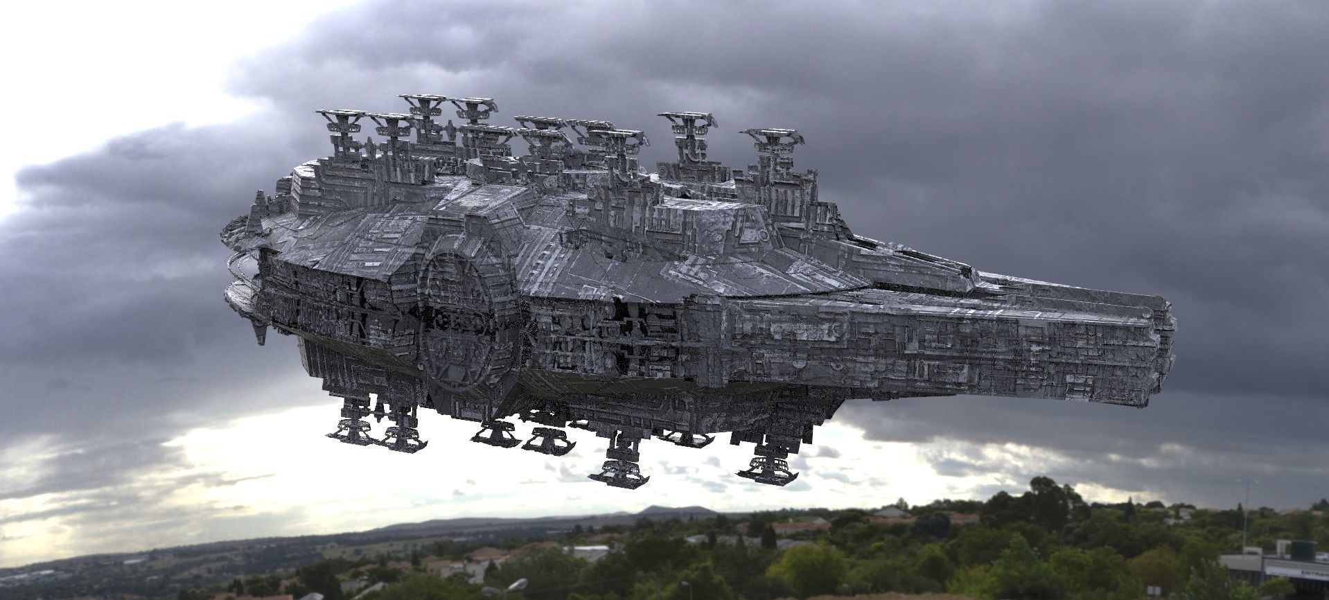 Jupiter Scouter Ship 2 3D model | CGTrader