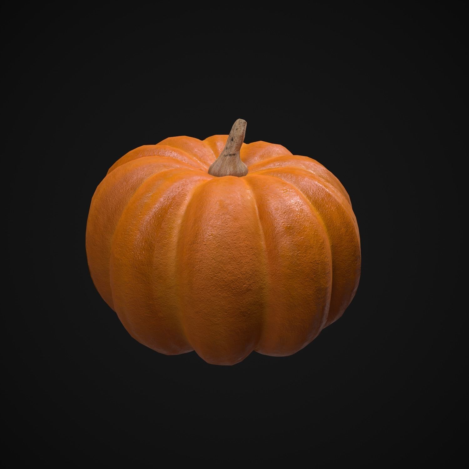 Pumpkin autumn vegetable free VR / AR / low-poly 3D model | CGTrader