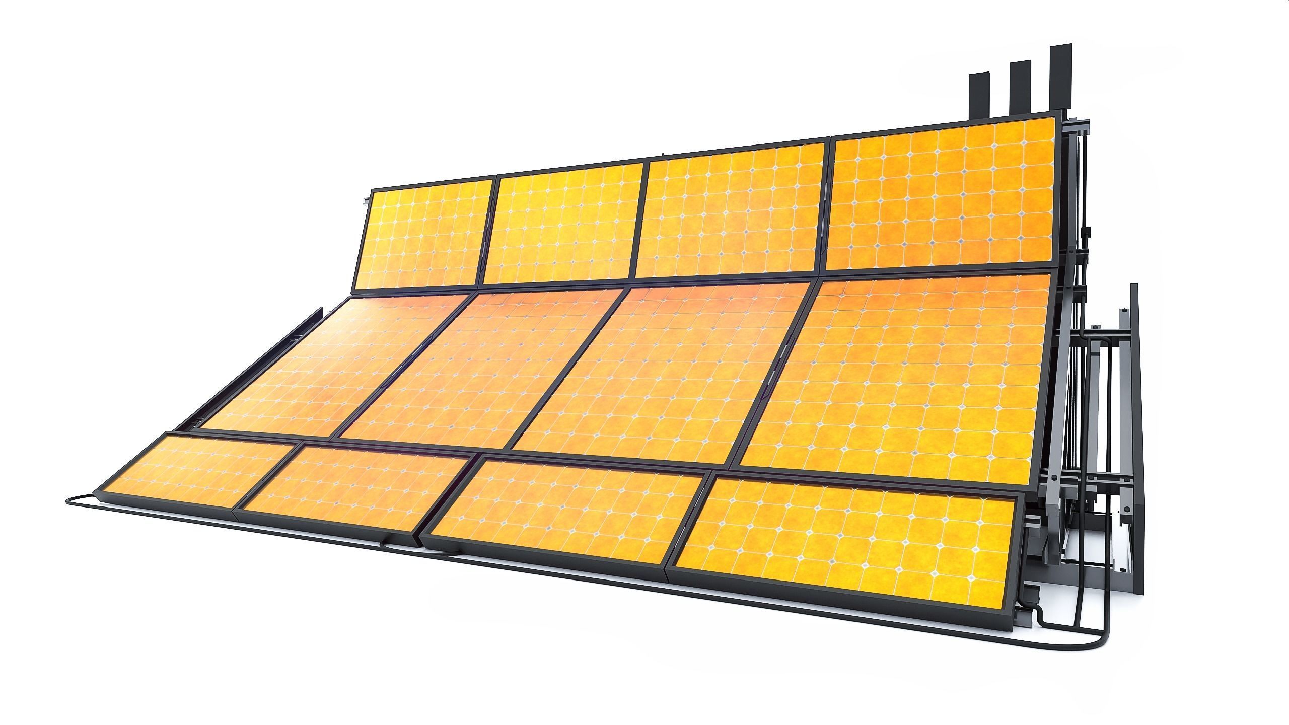 Texture Solar Panel VR / AR / low-poly | CGTrader