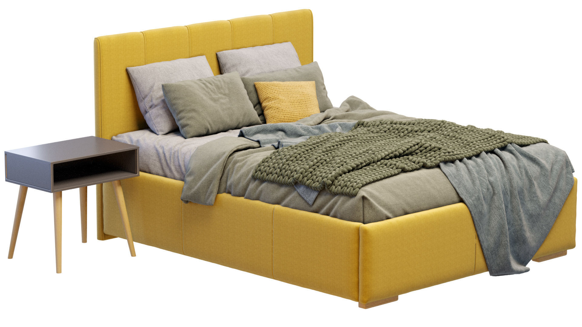 Bed Sherona 3D model | CGTrader