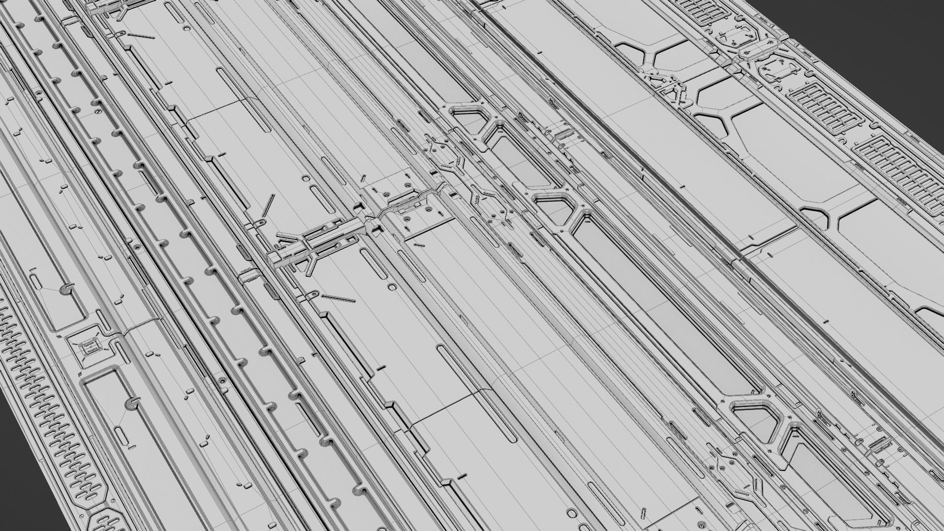 Scifi Trim Sheet High Poly 3D model | CGTrader