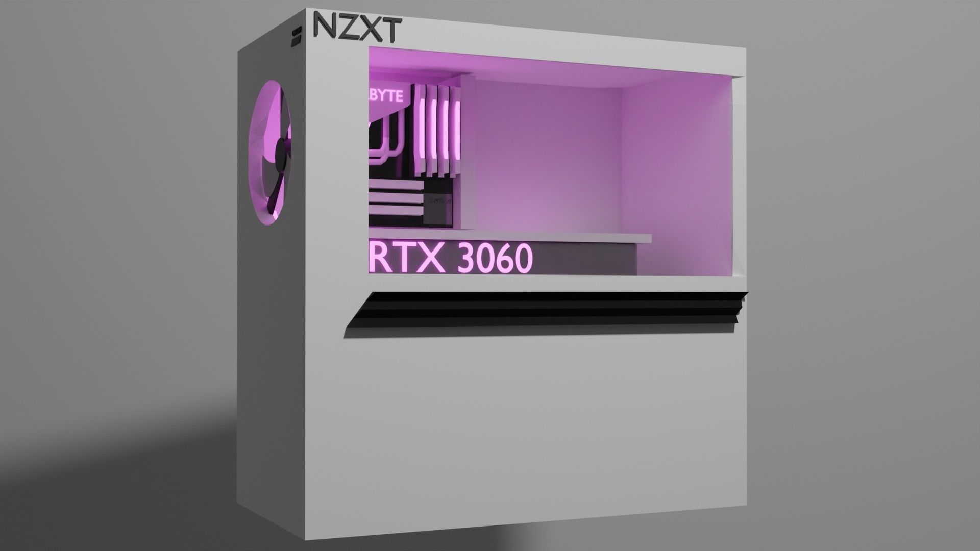Animated Custom Gaming pc free 3D model animated | CGTrader