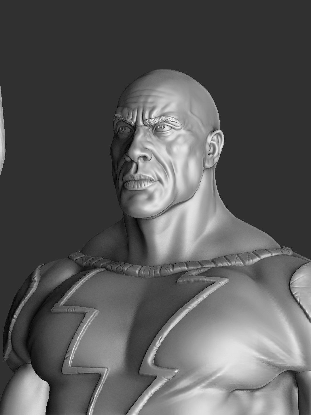 BLACK ADAM FOR 3D PRINT STL 3D model 3D printable | CGTrader