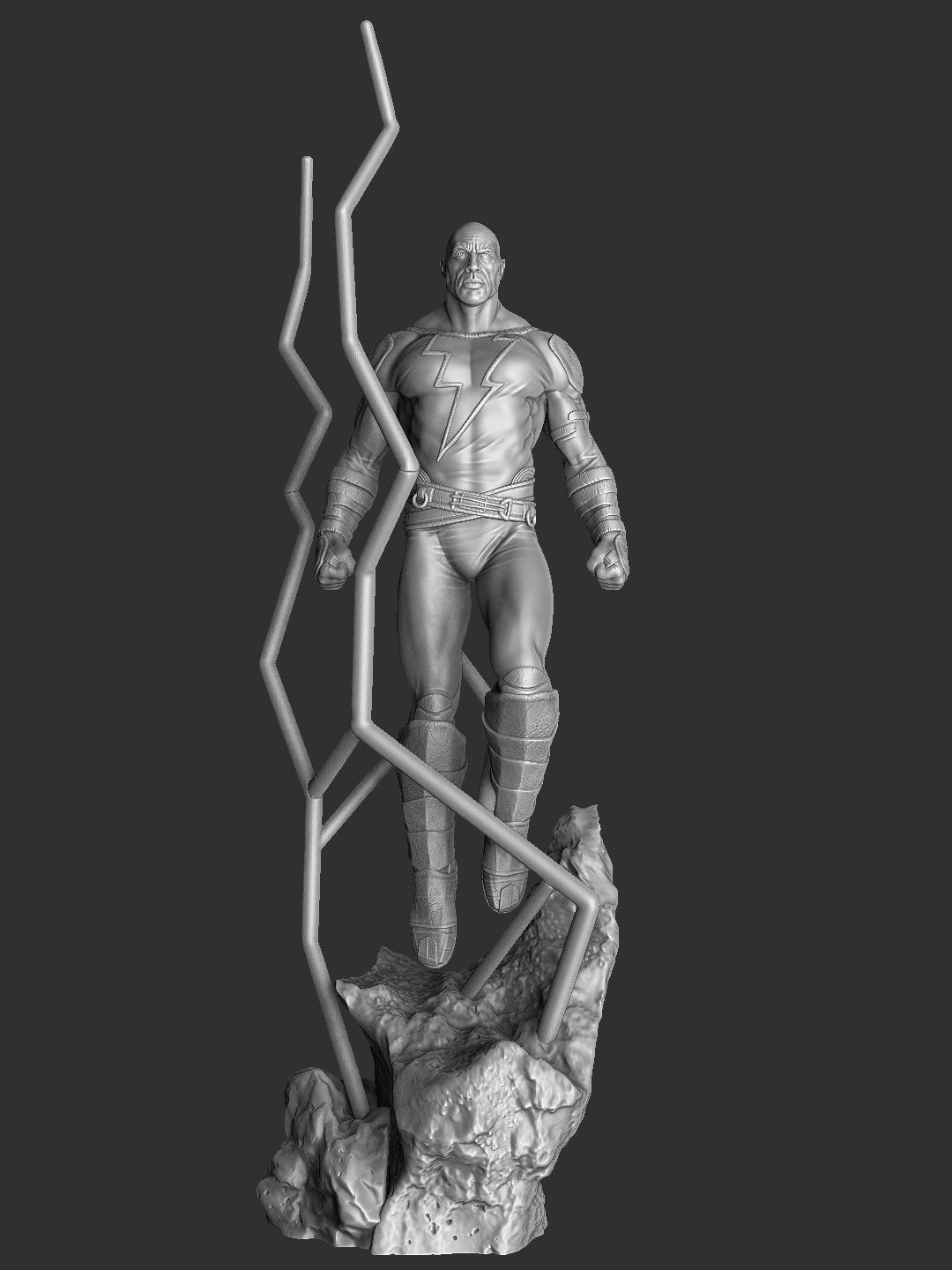 BLACK ADAM FOR 3D PRINT STL 3D model 3D printable | CGTrader