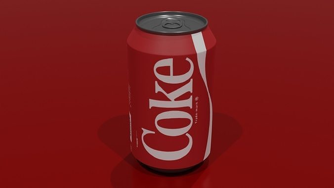 3D model Coca-Cola soda can VR / AR / low-poly | CGTrader