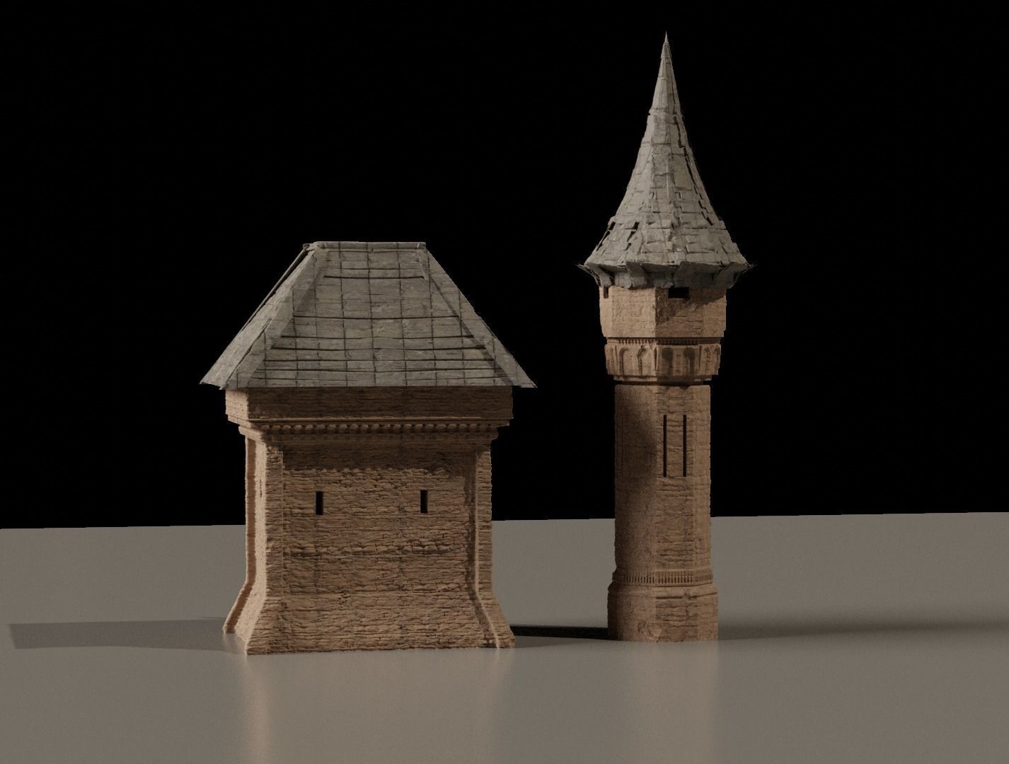 Fantasy Castle Kitbash Set 3D model | CGTrader