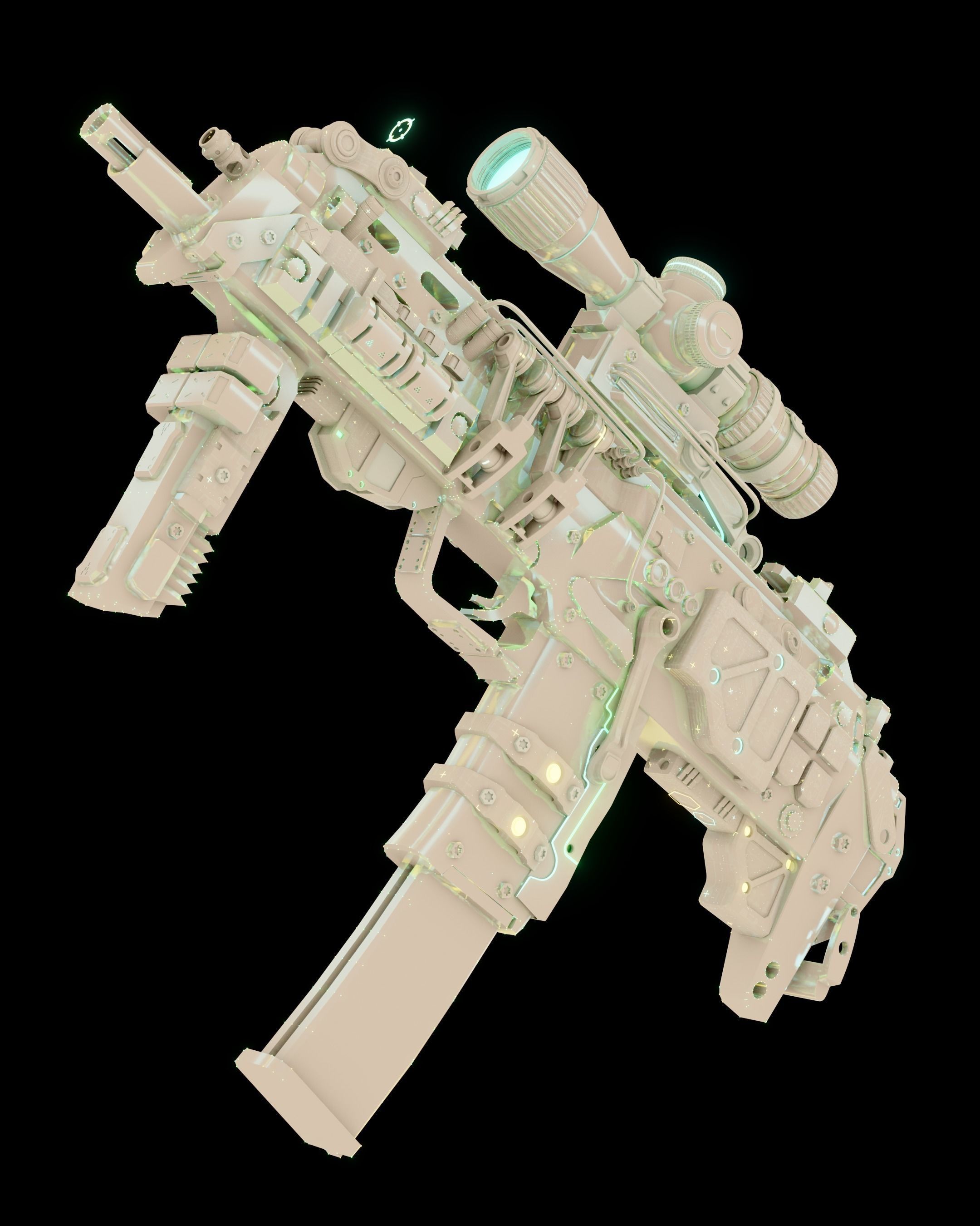 Glass Gun - 31MAR21 by DSZarts 3D model | CGTrader