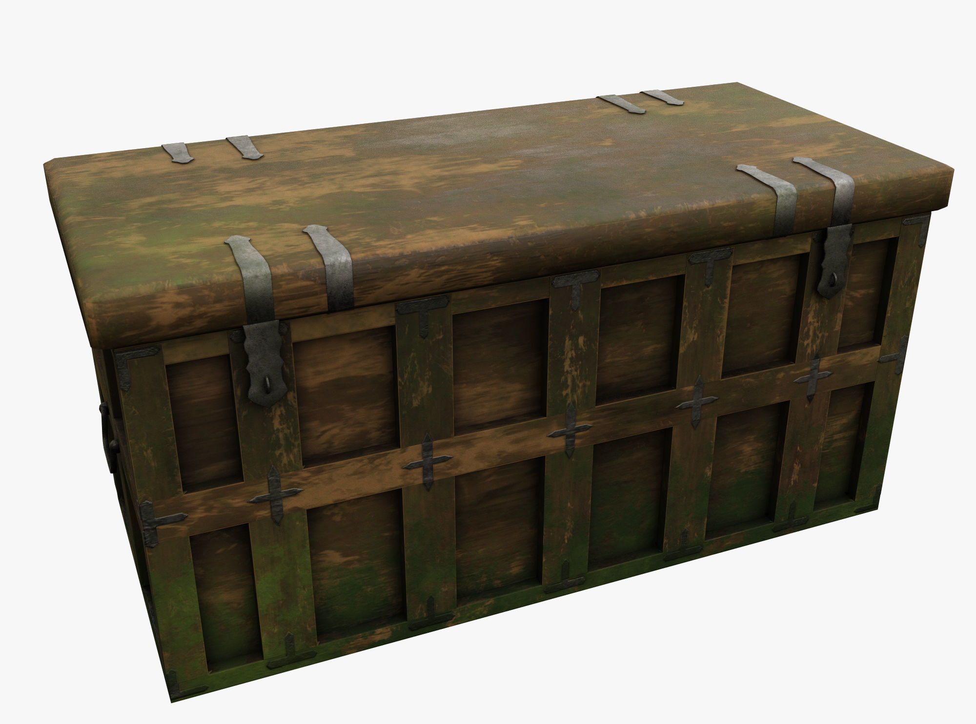 3D model Medieval Treasure Chest VR / AR / low-poly | CGTrader