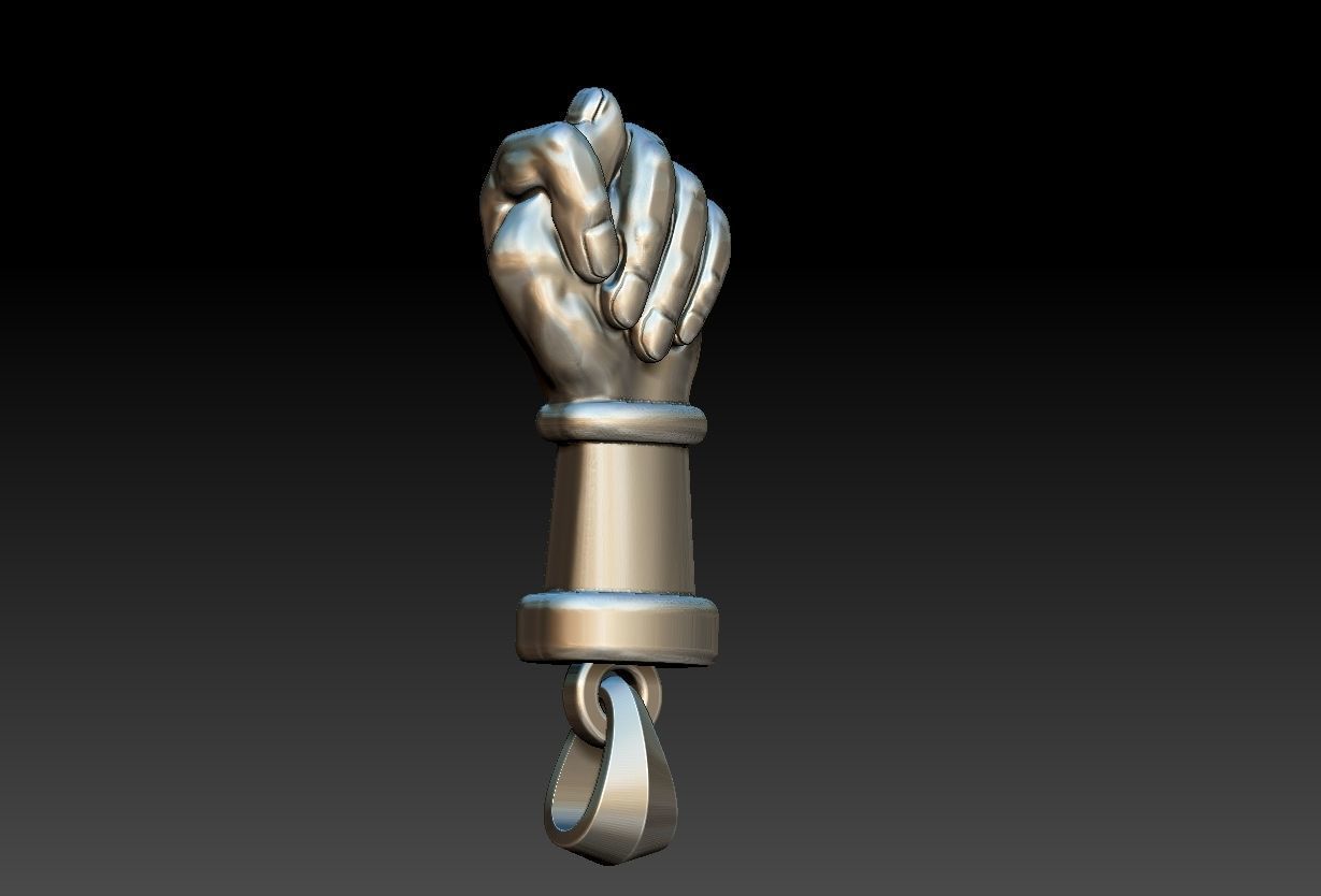 Fig Hand Sign 3D model 3D printable | CGTrader