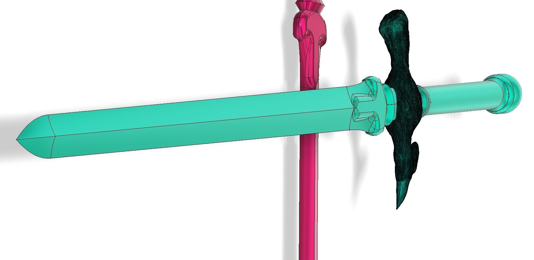 Amphibia - Sasha s swords - 3D Models 3D model 3D printable | CGTrader