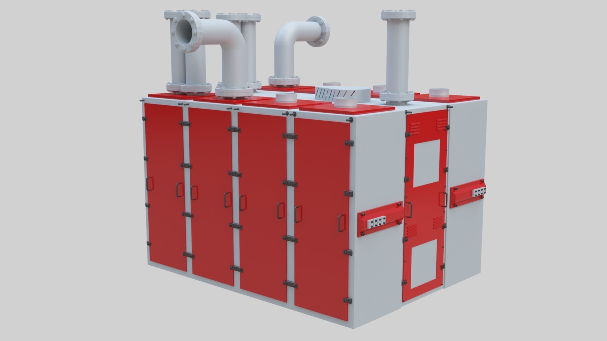 3D model Plansifter Plansichter Grain Wheat Flour Milling Machine VR ...
