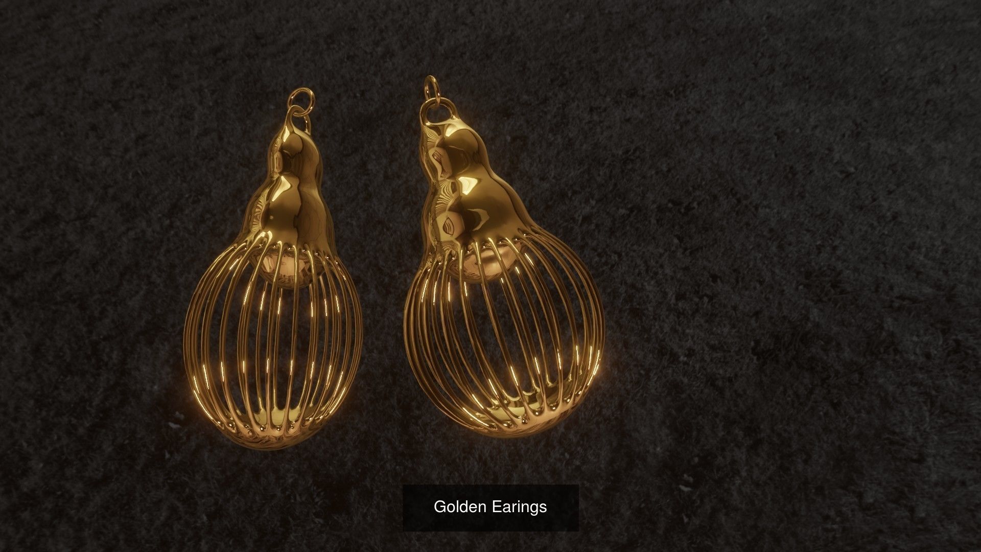3dGEMS -Golden Earings 3D Model Pack -Sacred Geometry Collection | CGTrader
