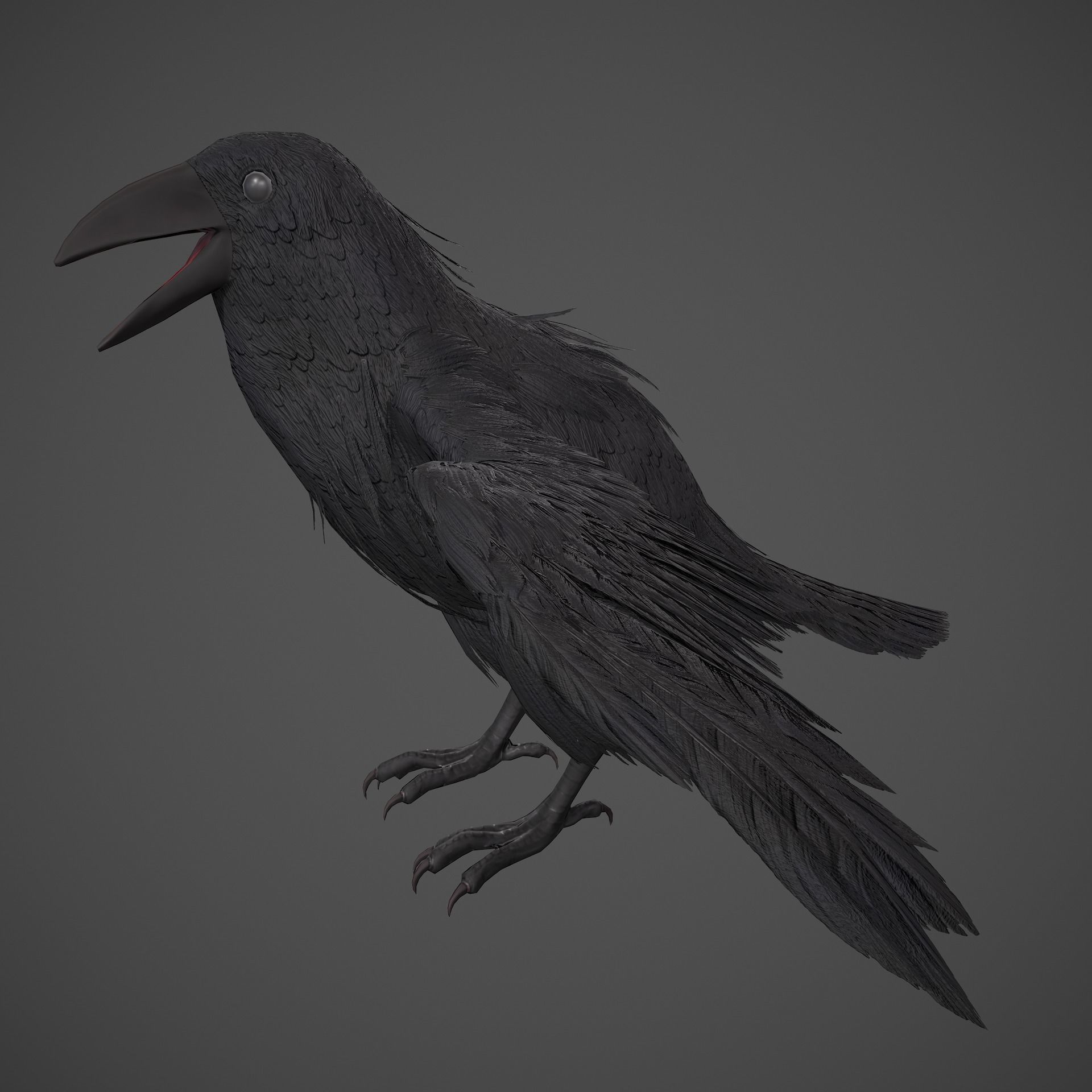 3D model Raven VR / AR / low-poly | CGTrader
