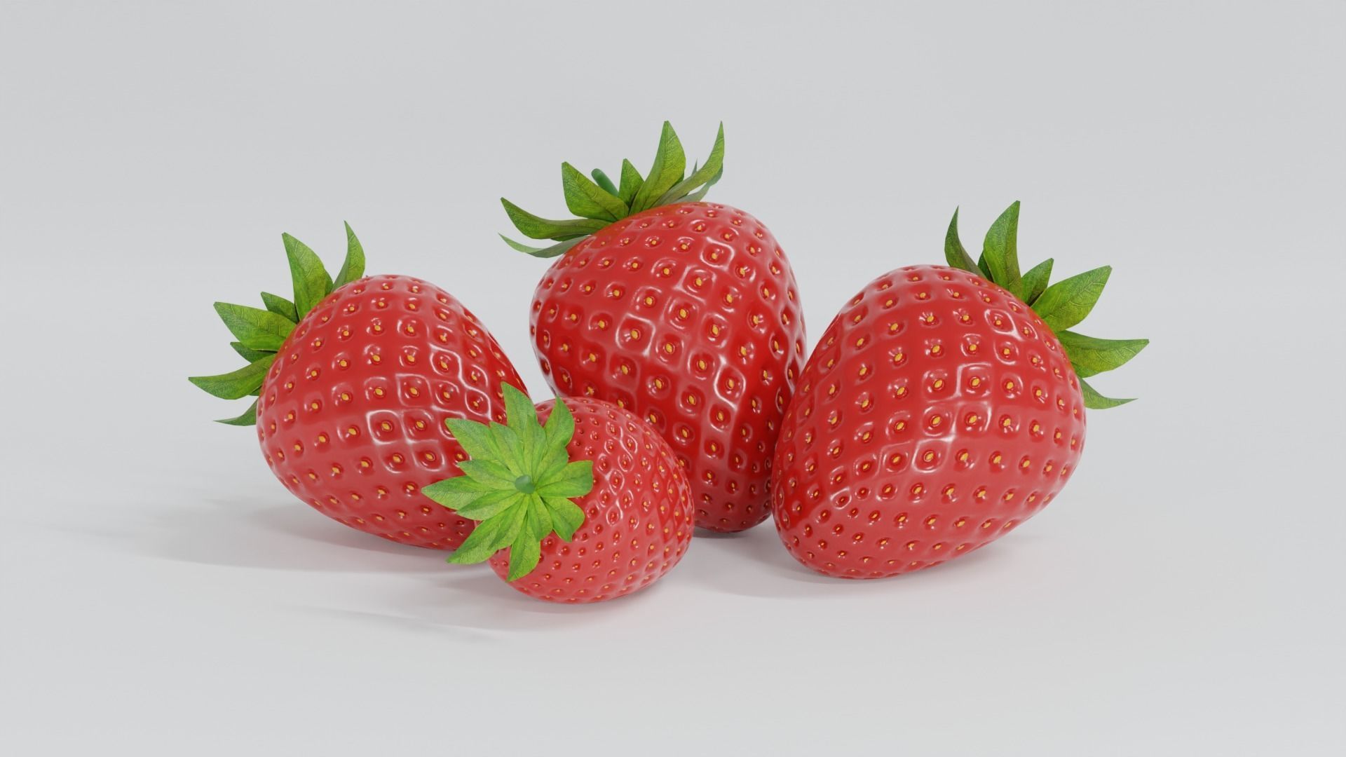 Strawberry free 3D model | CGTrader