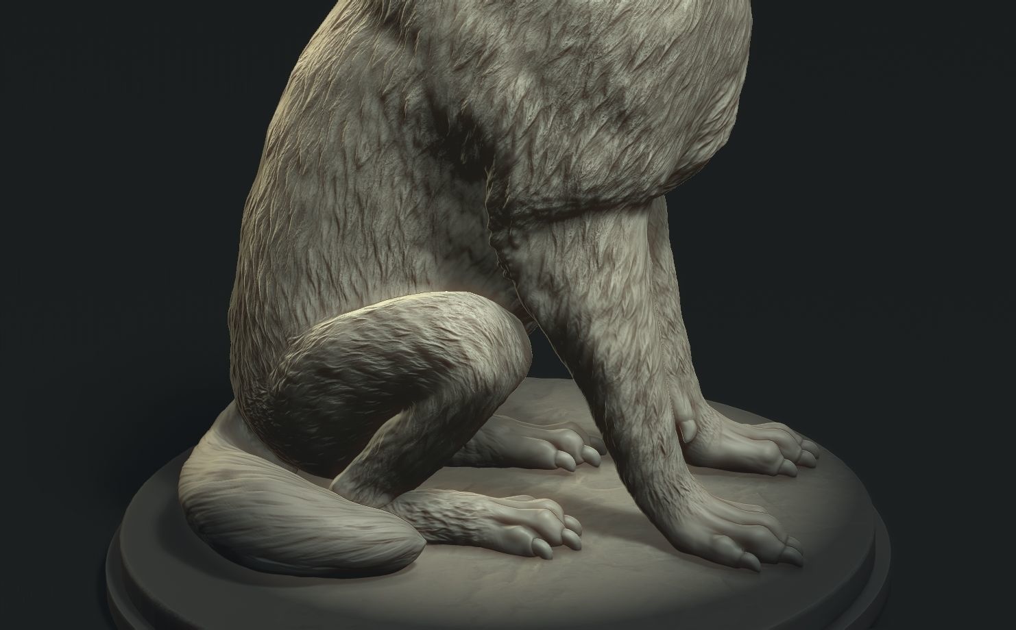alpha wolf 3D model | CGTrader