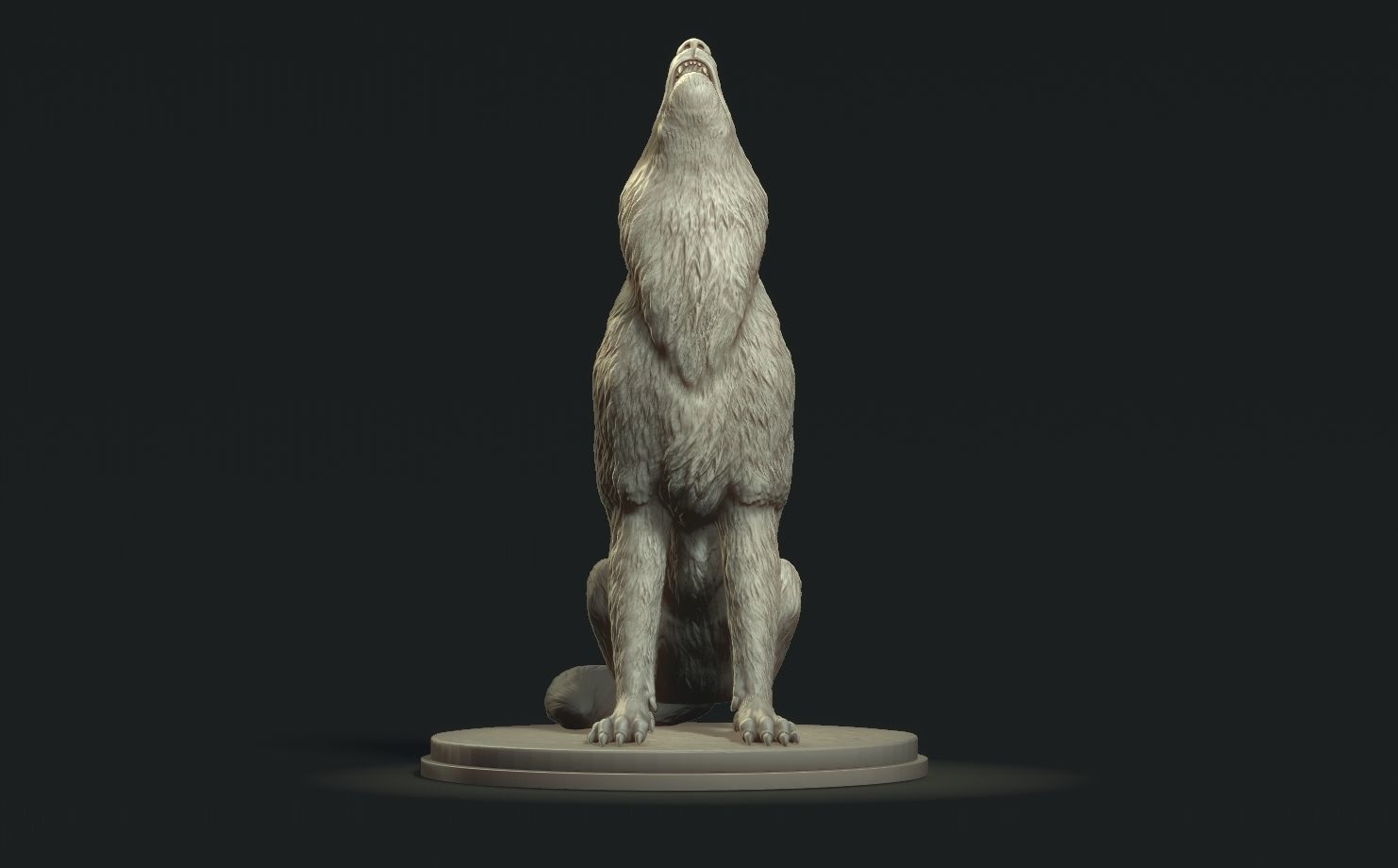 alpha wolf 3D model | CGTrader
