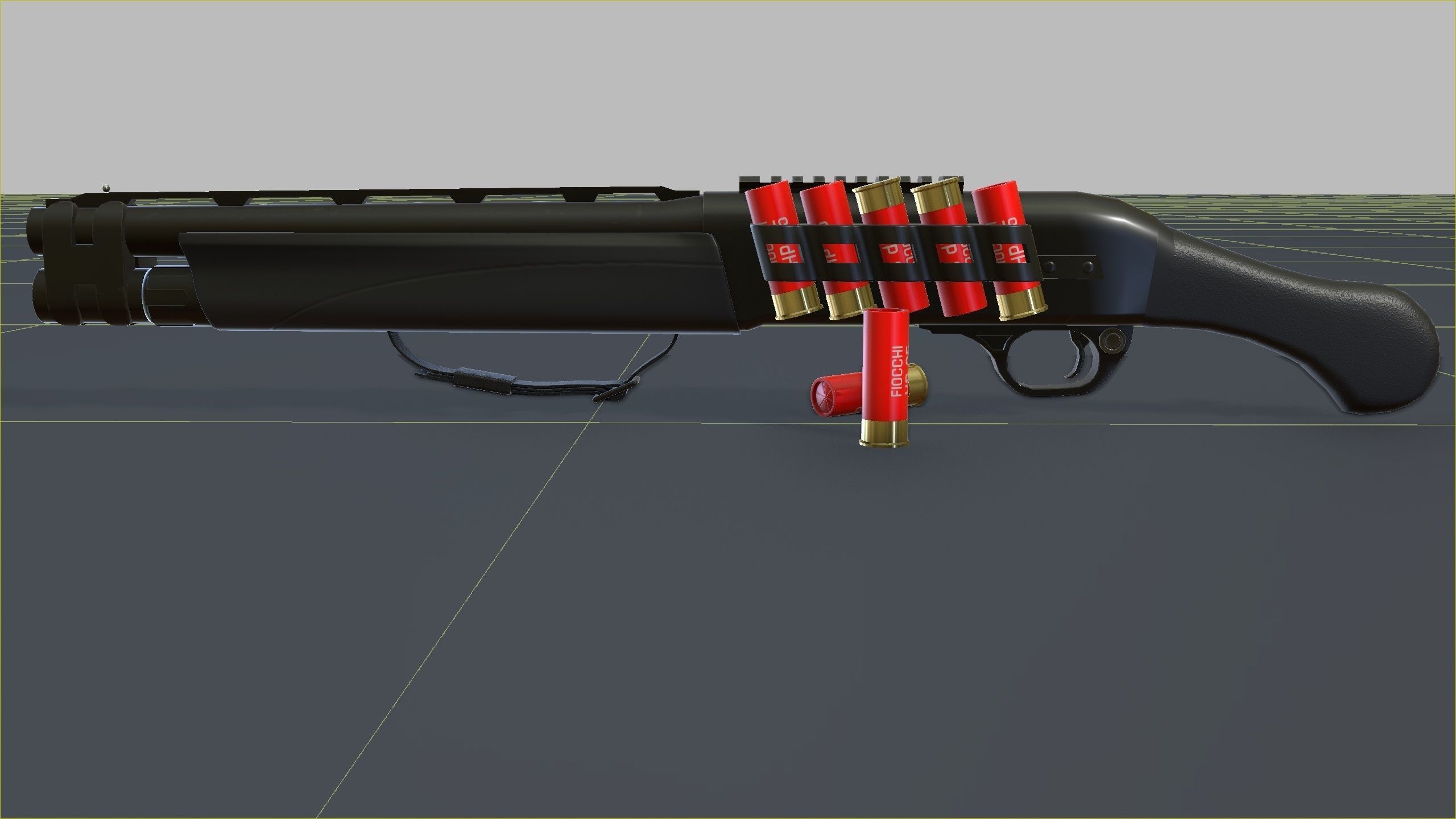 3D model TAC-13 Shotgun VR / AR / low-poly | CGTrader