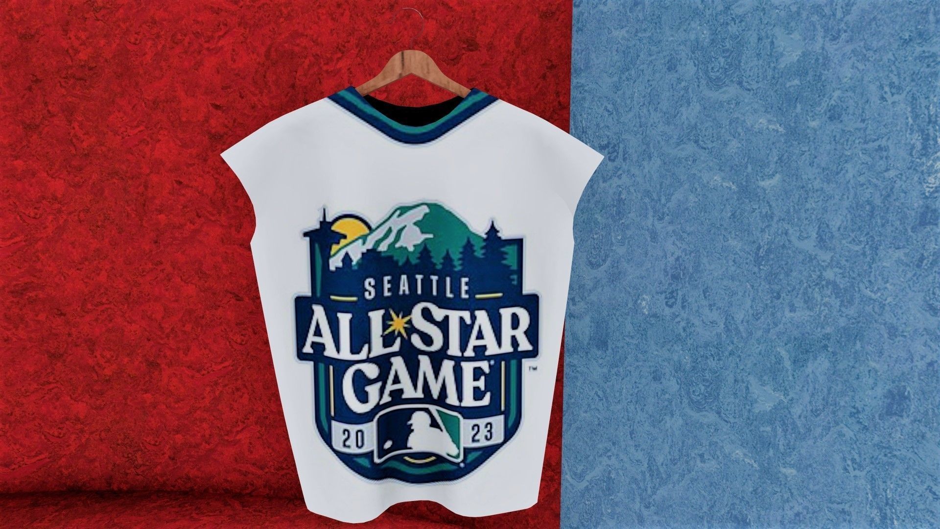 T Shirt jersey that says little league all star game 3D model | CGTrader