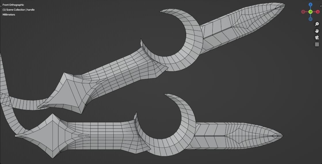 Moon Blade free VR / AR / low-poly 3D model rigged | CGTrader