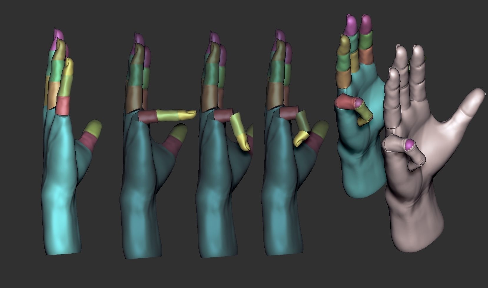 female hand to pose 3D model 3D printable | CGTrader
