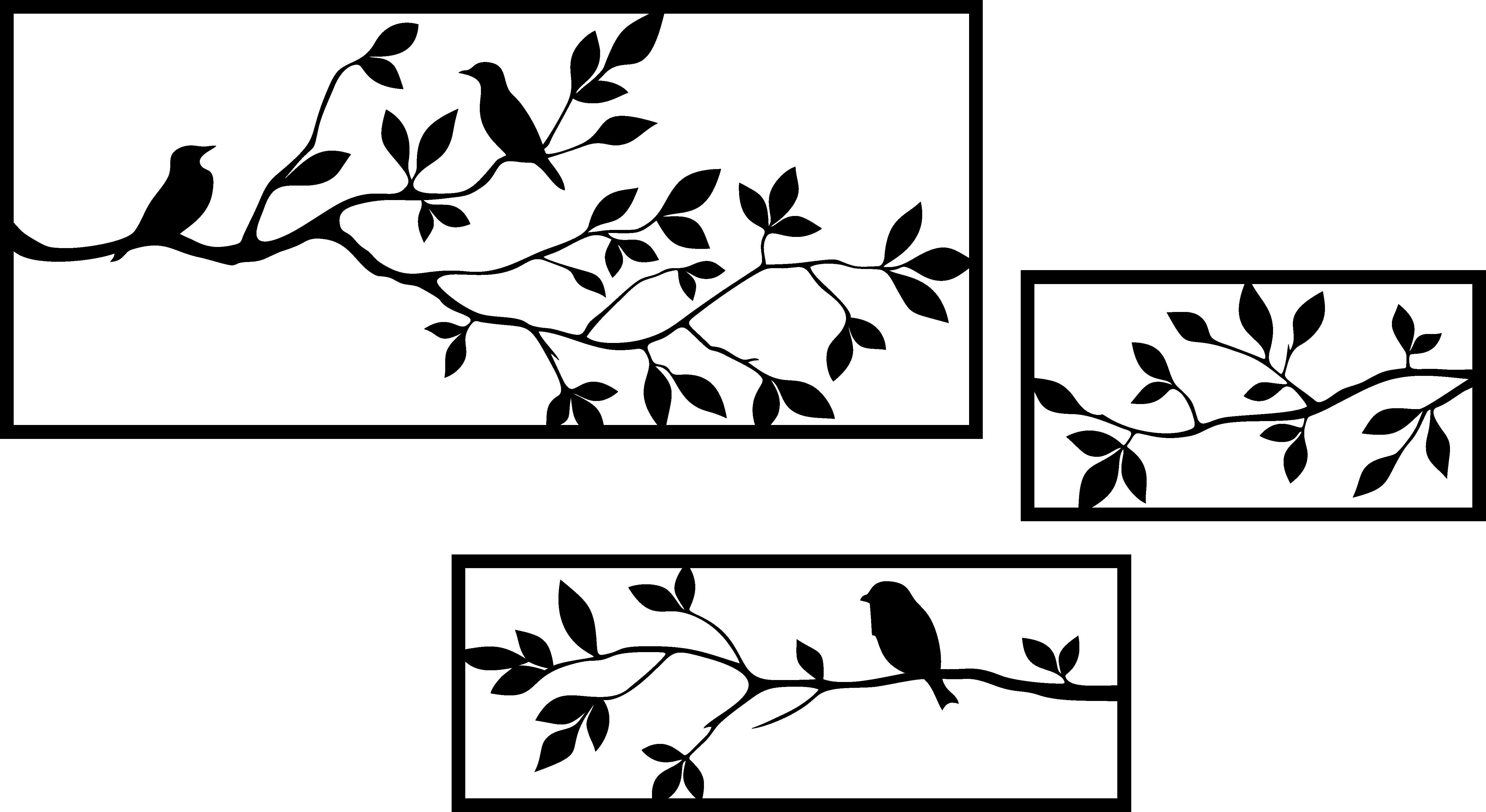 8 Modern Creative 2D Designs CNC 3D model | CGTrader