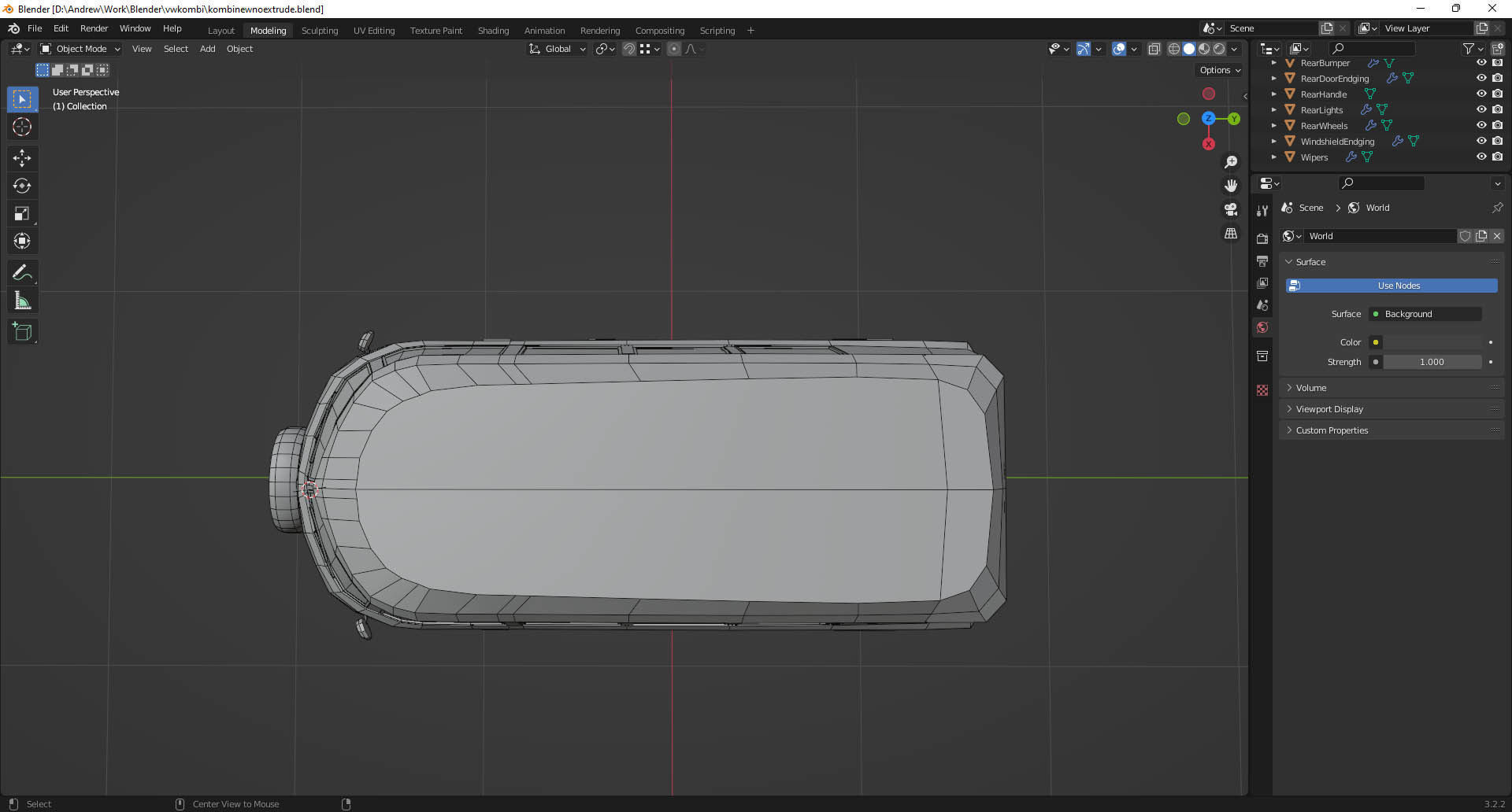 3D model Low-Poly Volkswagen Transporter T1 VR / AR / low-poly | CGTrader