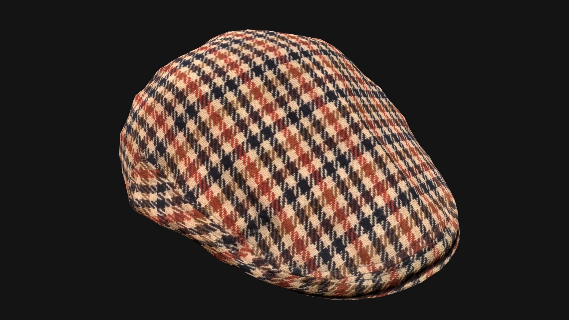 3D model Flat Cap VR / AR / low-poly | CGTrader