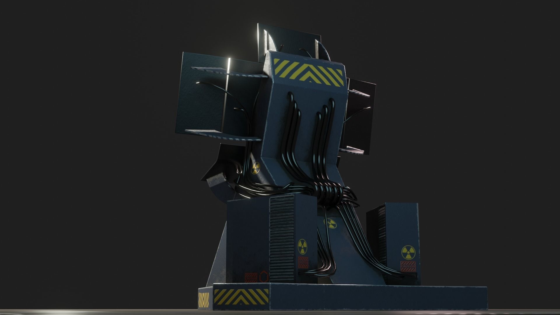 3D model Science Fiction Computer Console VR / AR / low-poly | CGTrader