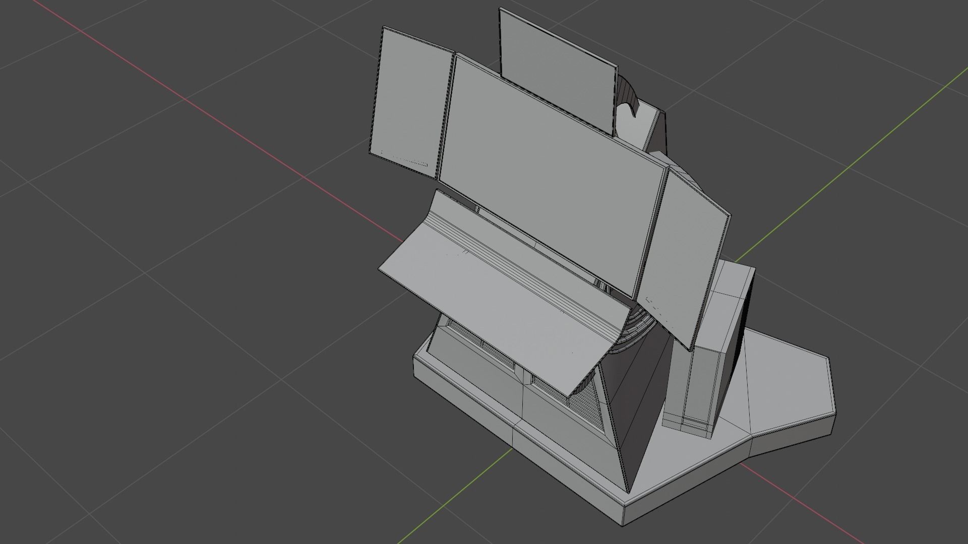 3D model Science Fiction Computer Console VR / AR / low-poly | CGTrader