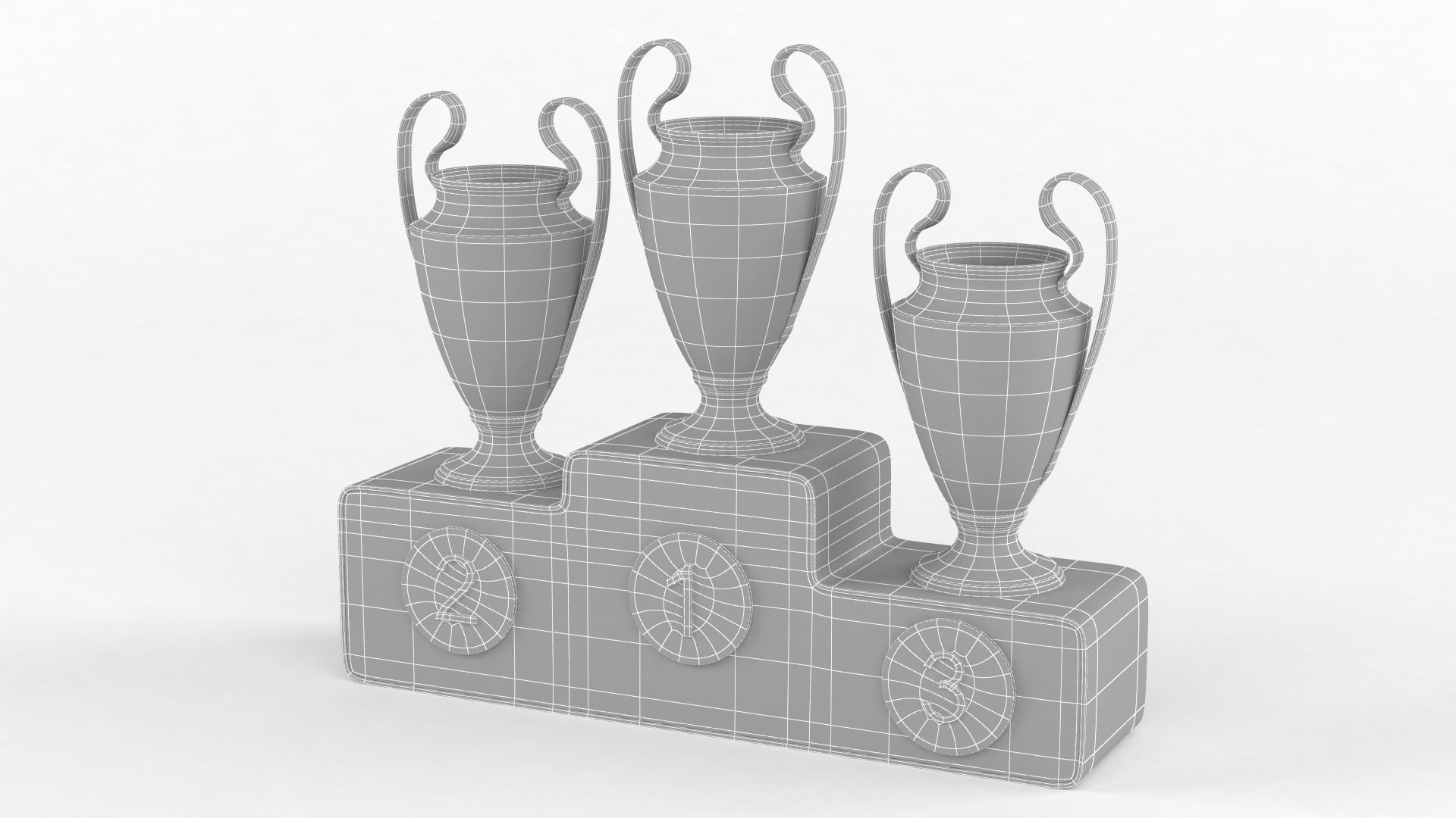 Cups Trophy 3D model | CGTrader
