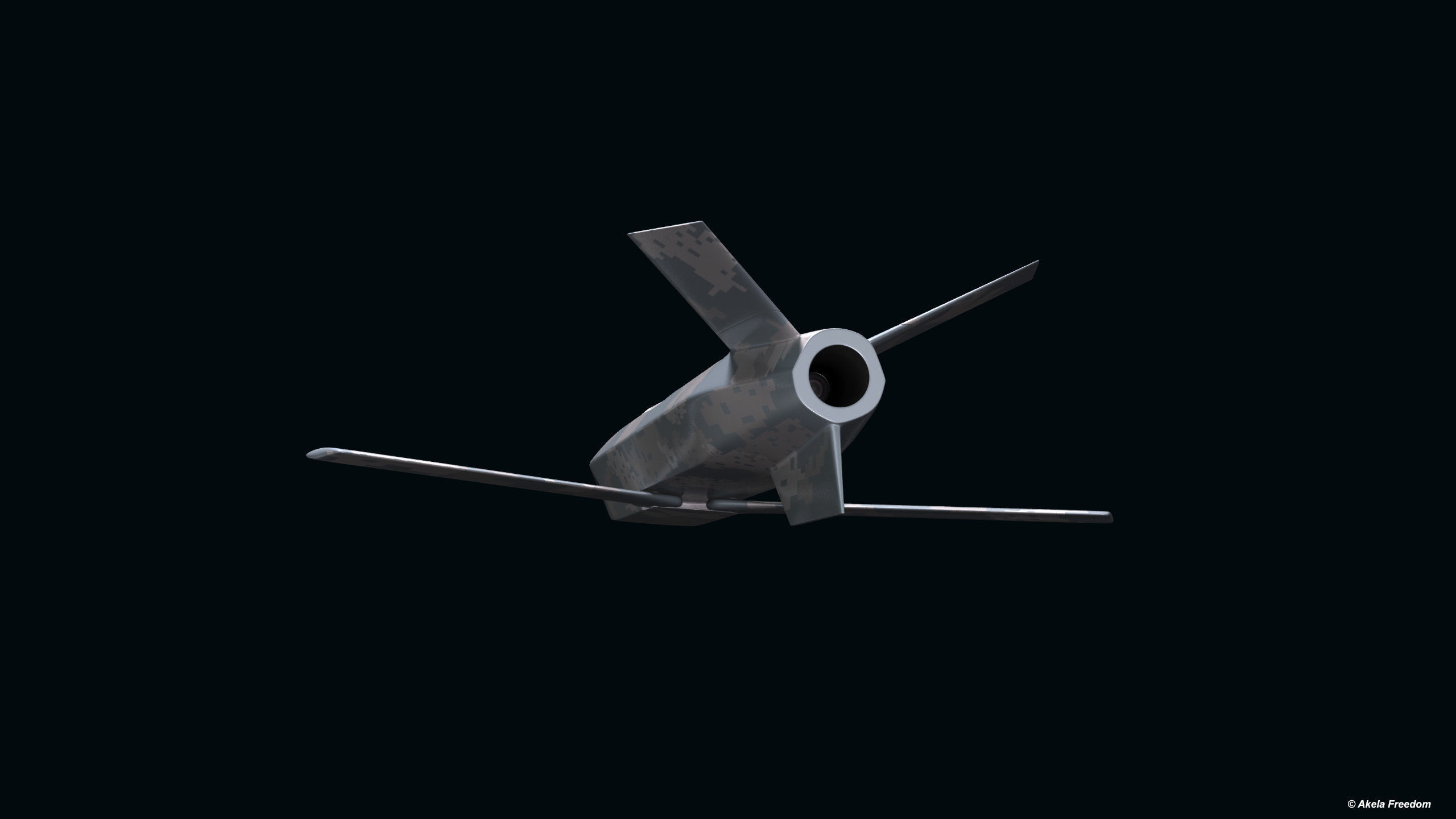 Speed Racer UAV 3D model animated | CGTrader