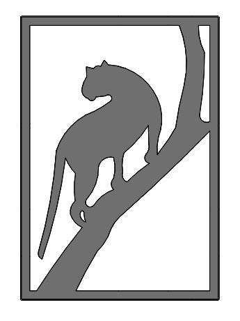 Sheet metal animal picture 3D model 3D printable | CGTrader