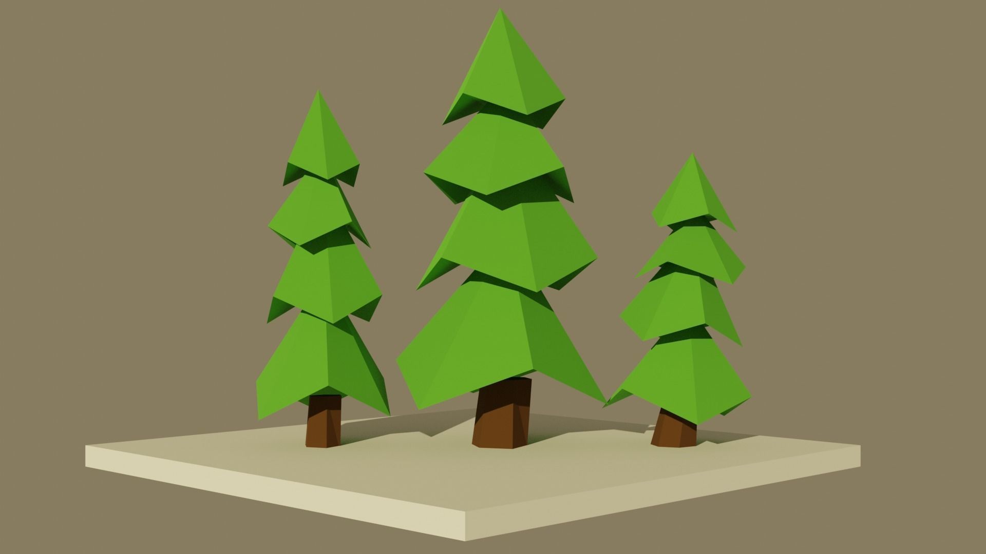 Low poly Forest Pack free VR / AR / low-poly 3D model | CGTrader