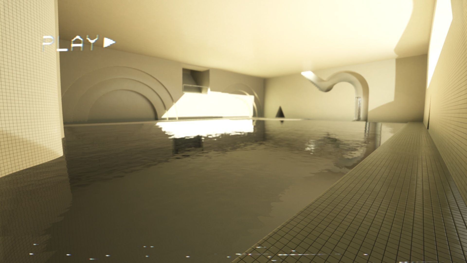 3D model Backrooms - Poolrooms Modular Horror Environment - Unreal Engine VR / AR / low-poly ...