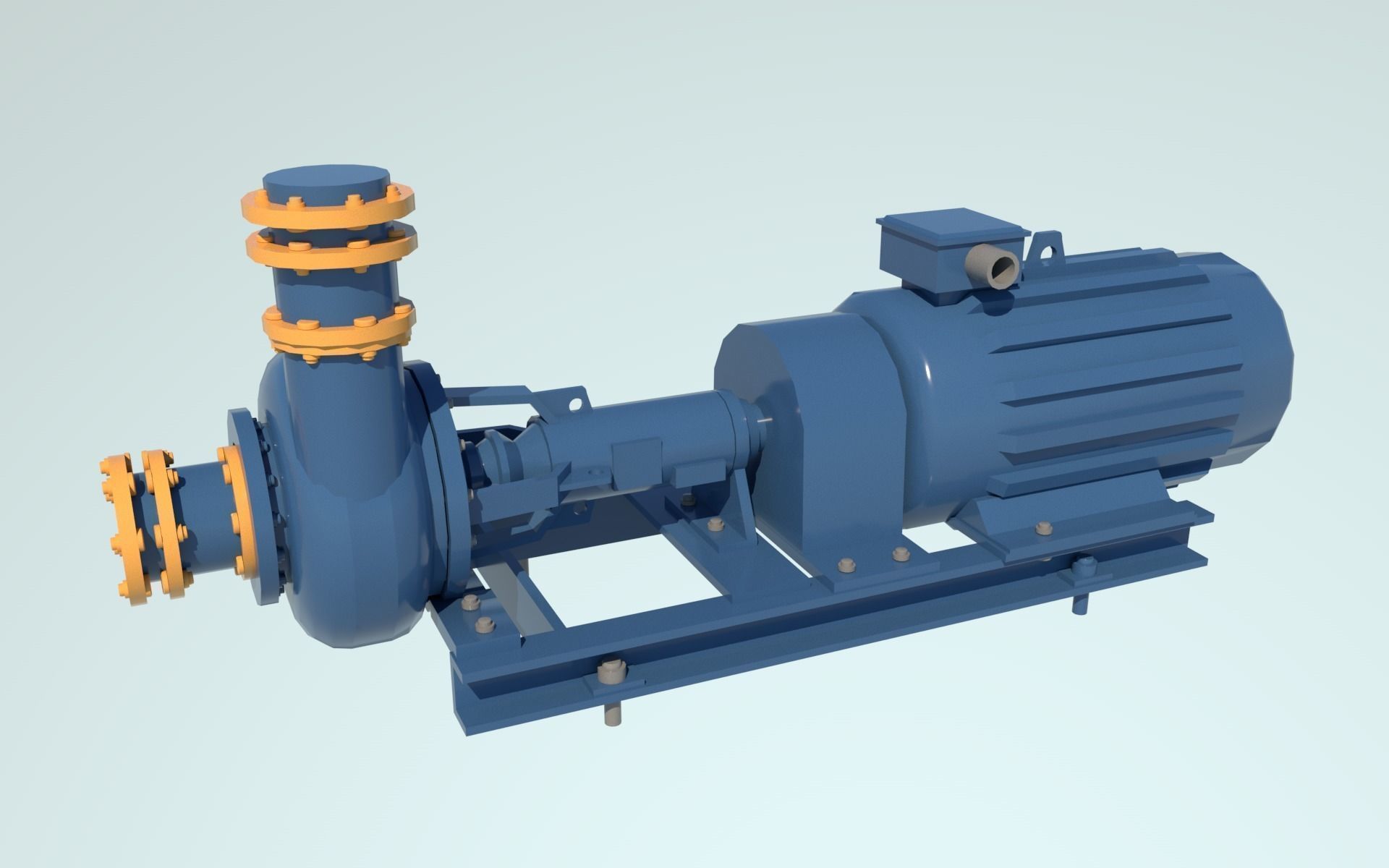 3D model Centrifugal Pump VR / AR / low-poly | CGTrader